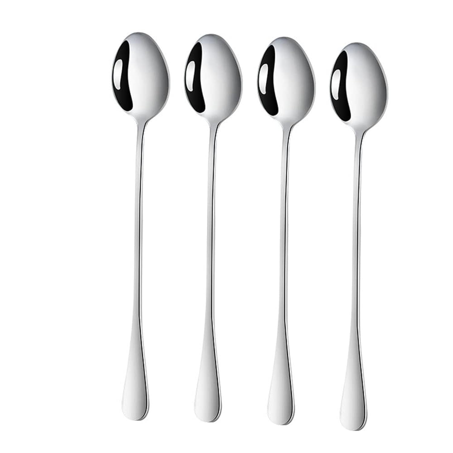 Long Handle Spoons,7.6-inch Ice Tea Spoon, Coffee Stirrers,Ice Cream ...
