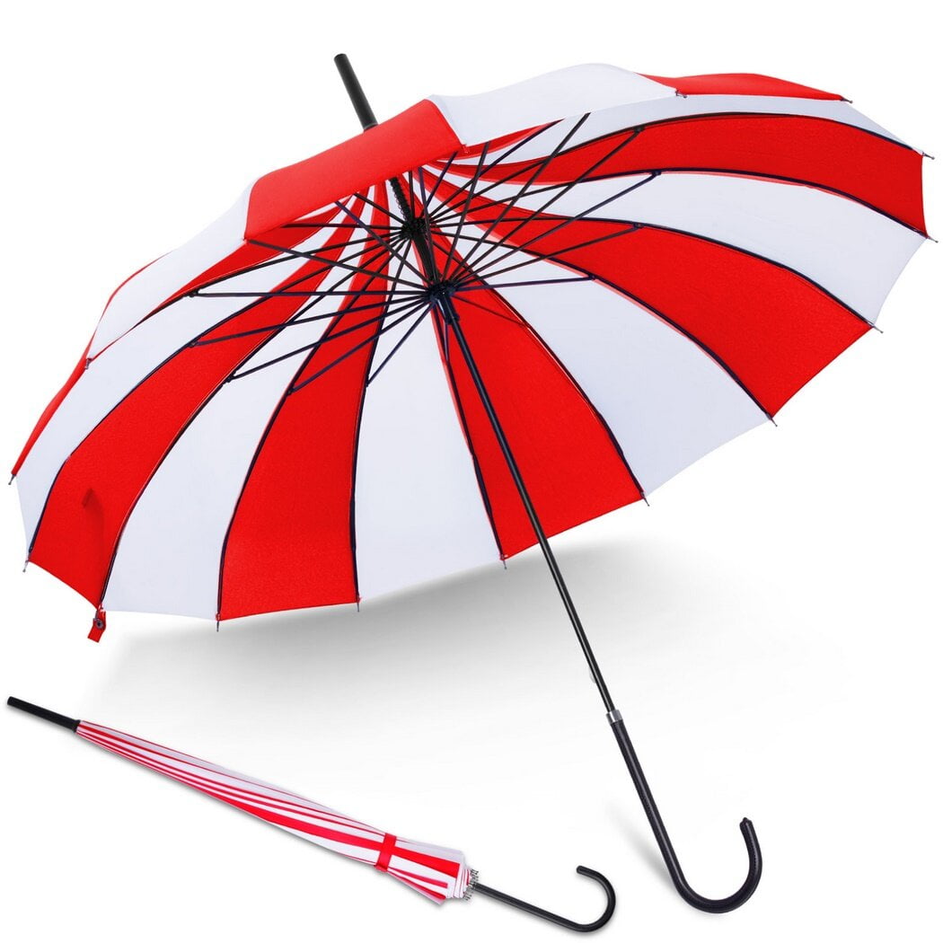 Long Handle Sun Umbrella, Retro Pagoda Parasol Umbrella, UV Protection ...