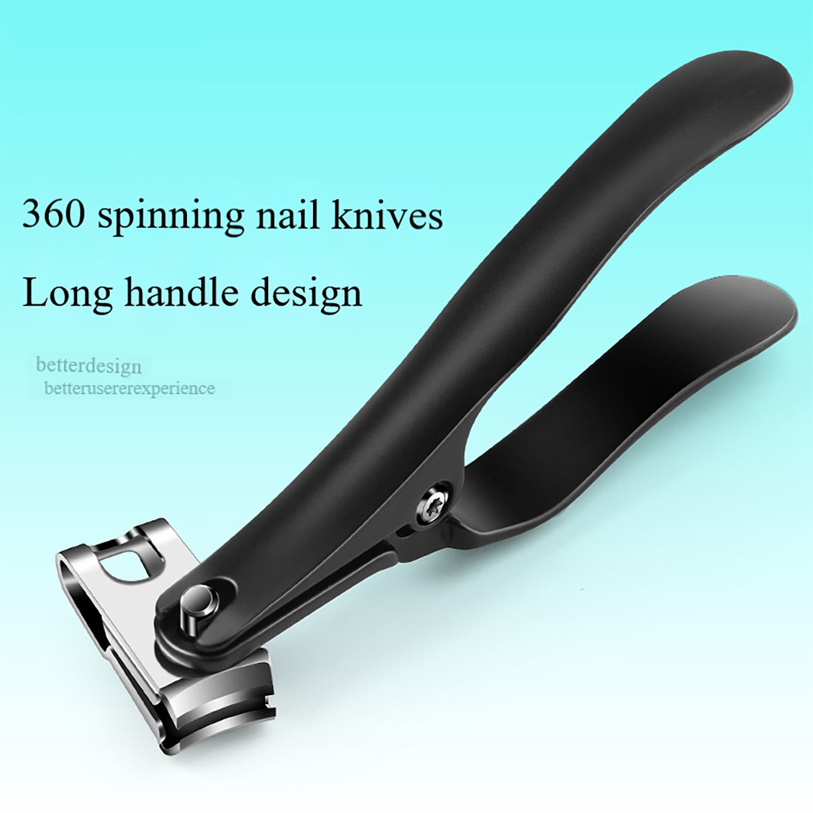 Long Handle Toenail Clippers for Seniors Thick Toenails, 360 Degree ...