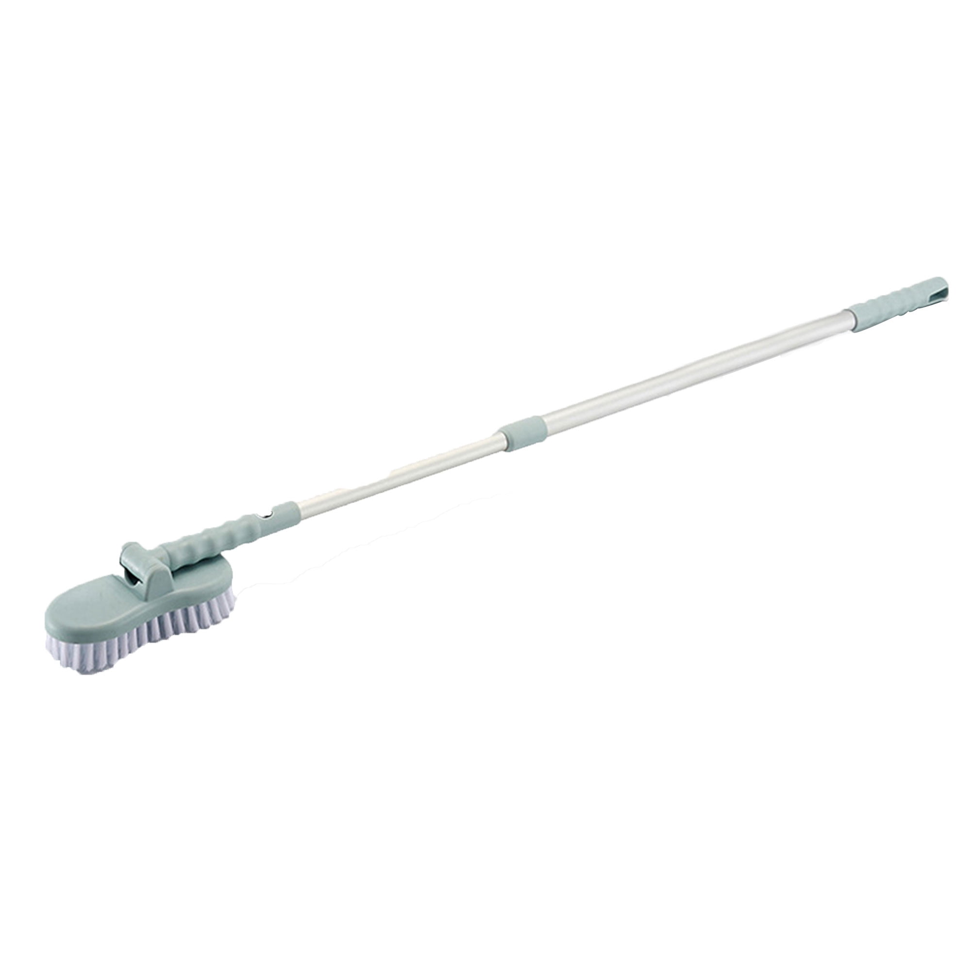 Long Handle Tub Tile Scrubber,Stiff Bristles Cleaning Brush with ...