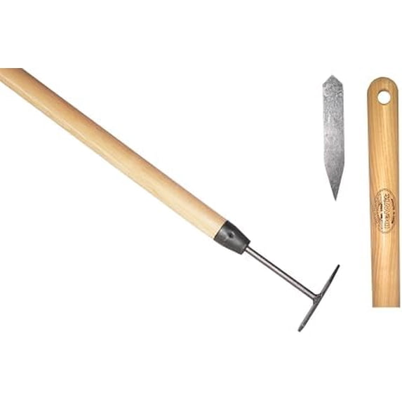 Long Handle V-Groove Paver Cleaner – 60” | Tempered Boron Steel Head ...