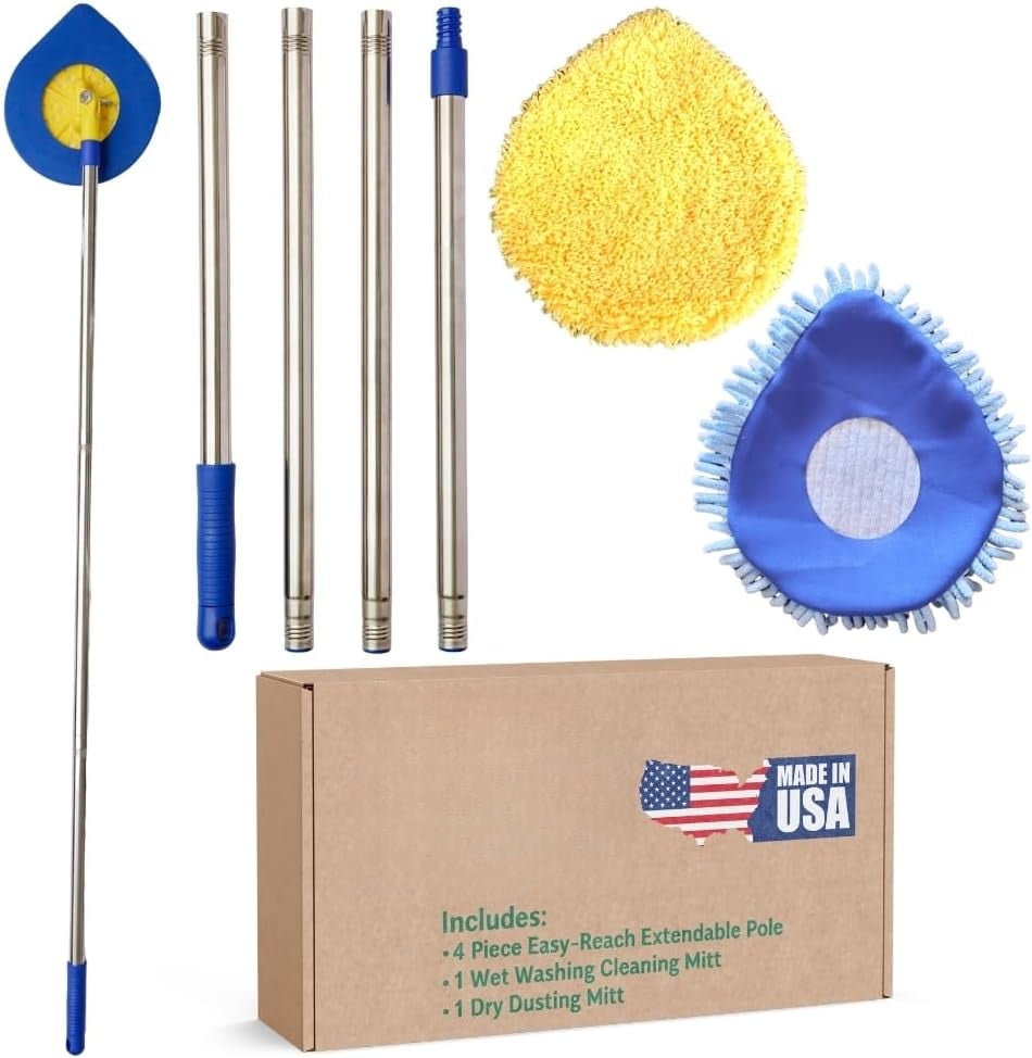 Long Handle Wall Cleaner, CleanWalls Extendable Wall Washer, Ceiling ...