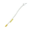 Long Handled Foot Scrubber with Nylon Bristles, Interchangeable Sponge ...