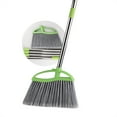 Heavy-Duty Long-Handled Broom, Stiff Bristles, Indoor/Outdoor Floor ...