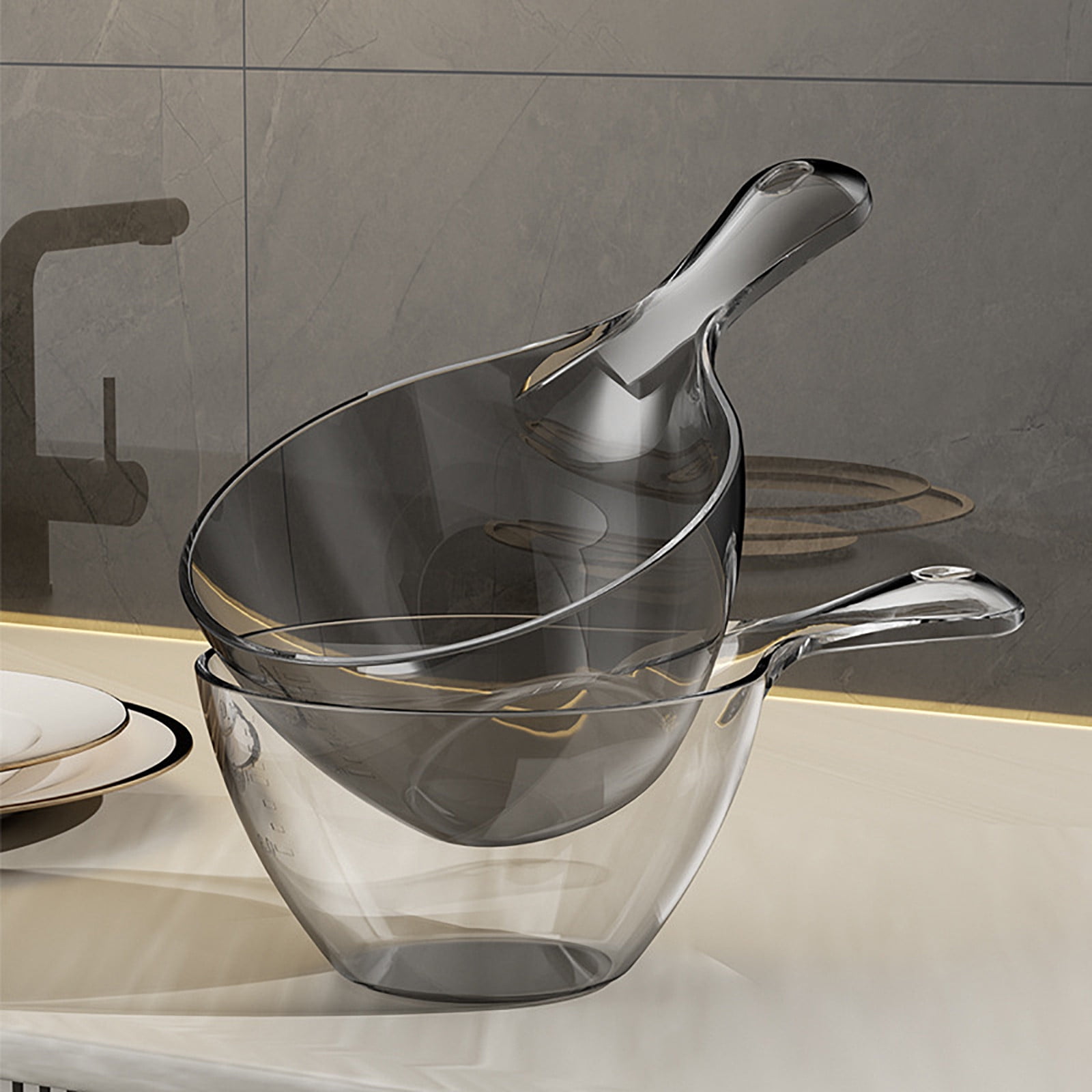 Long Handled Watering Spoon, Stainless Steel Kitchen Tool, Ergonomic ...