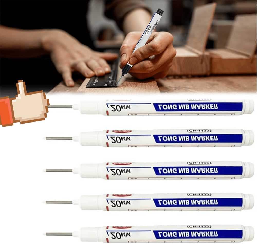 Long Head Deep Hole Marker, 2025 New 20mm Deep Reach Markers for ...