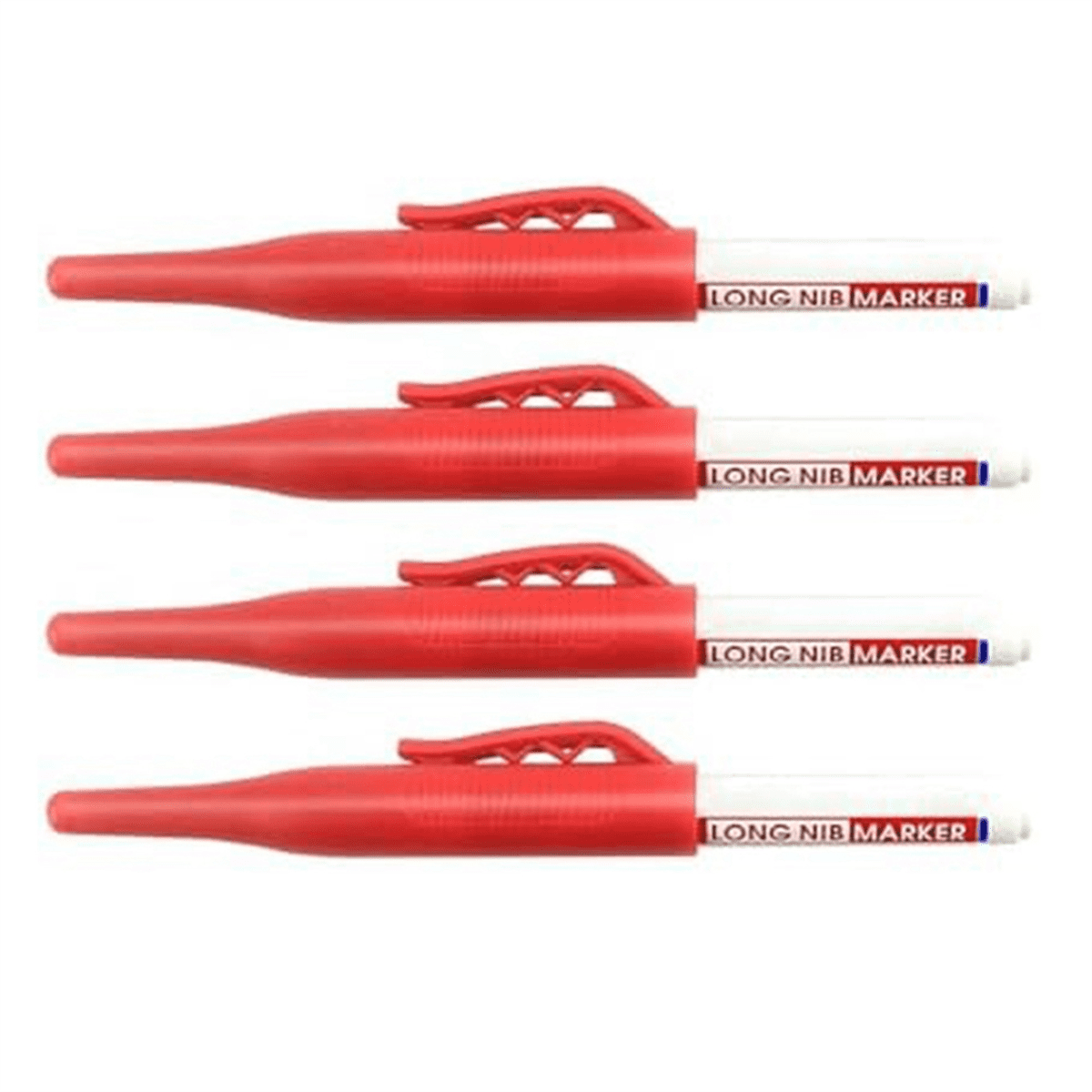 Long-Head Deep Hole Marker,Metal Markers for Steel Waterproof Construction Long Nose Marker Pens ...