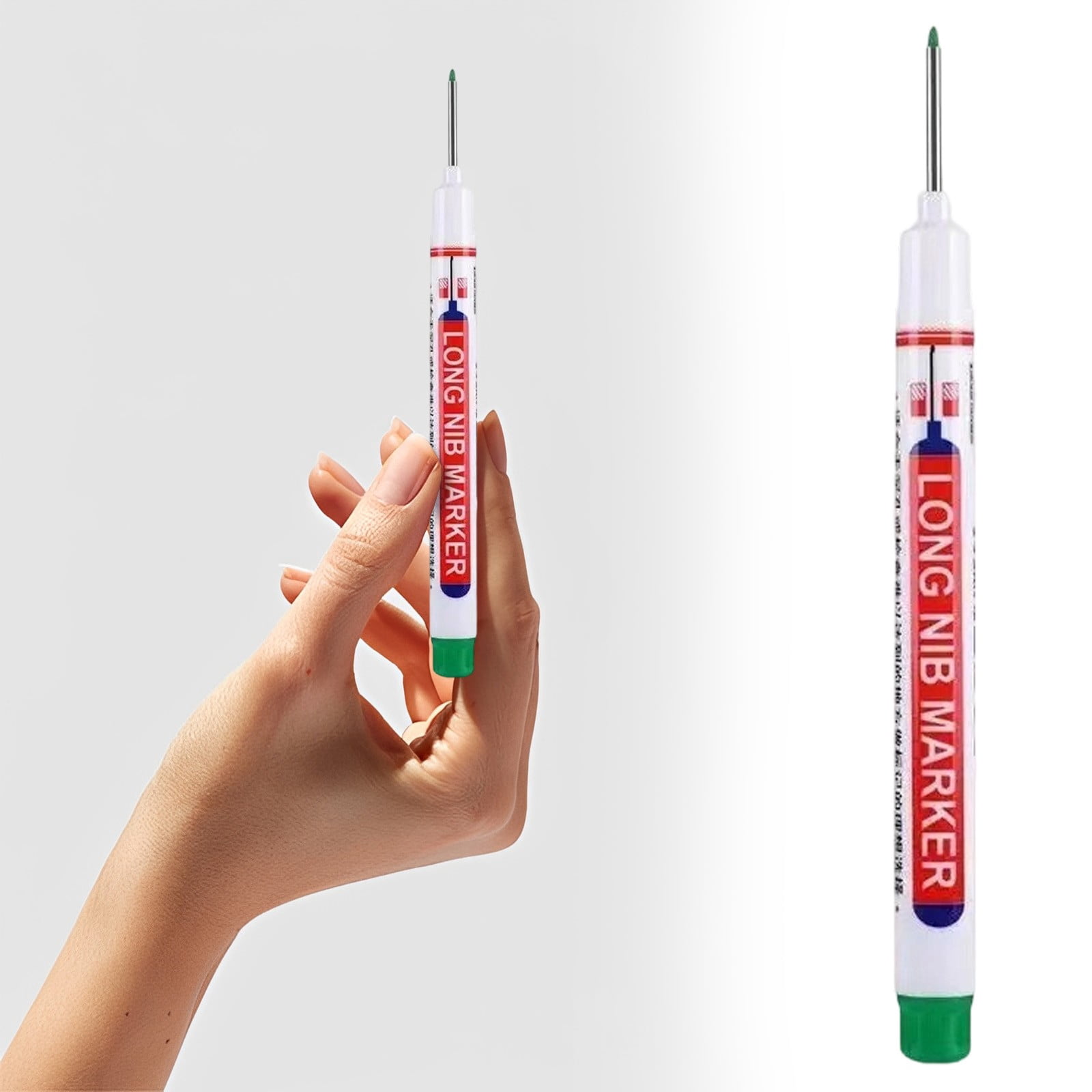 Long Head Deep Hole Marker Pens, 20mm Deep Reach Markers Long Nose ...