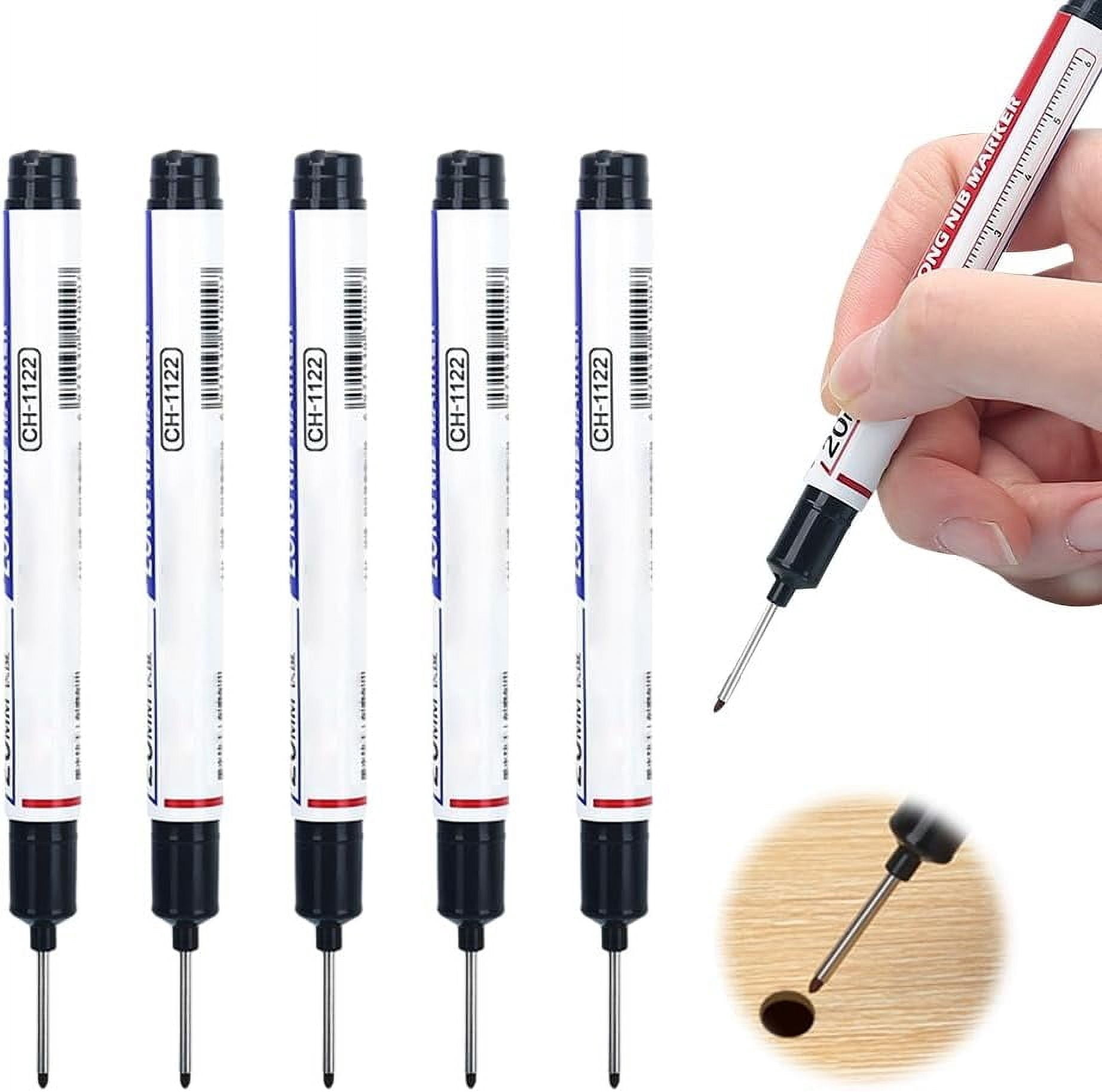 Long Head Deep Hole Marker Pens, New 20mm Deep Reach Markers, Quick-dry ...