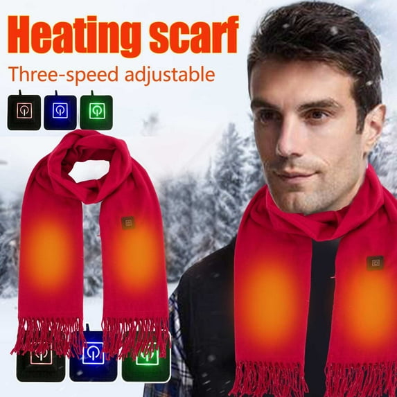 Long Heating Scarf with Three Gear Temperature Regulation USB Powered ...