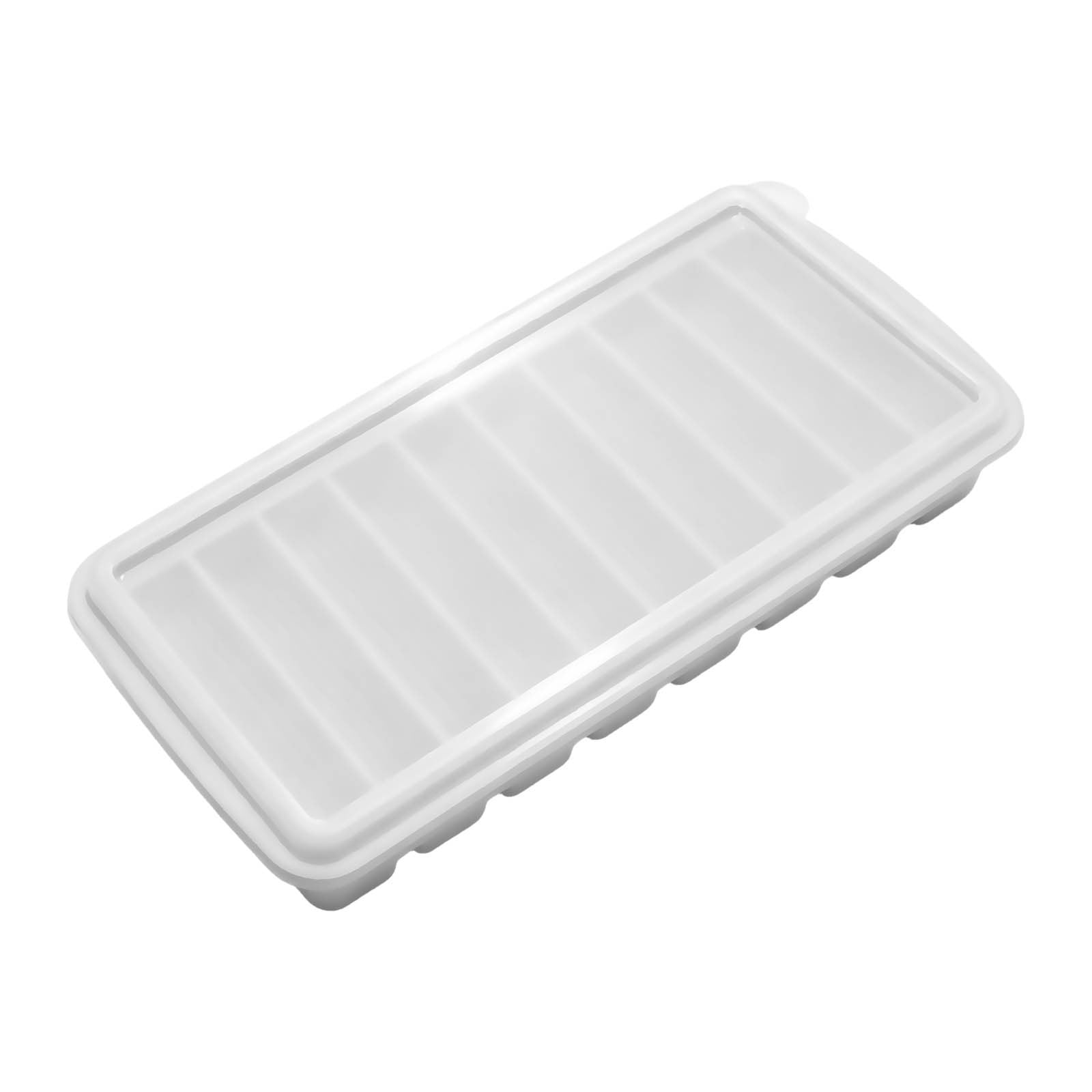 Long Ice Stick Silicone Tray with Lid, Easy Release Mold for Narrow ...