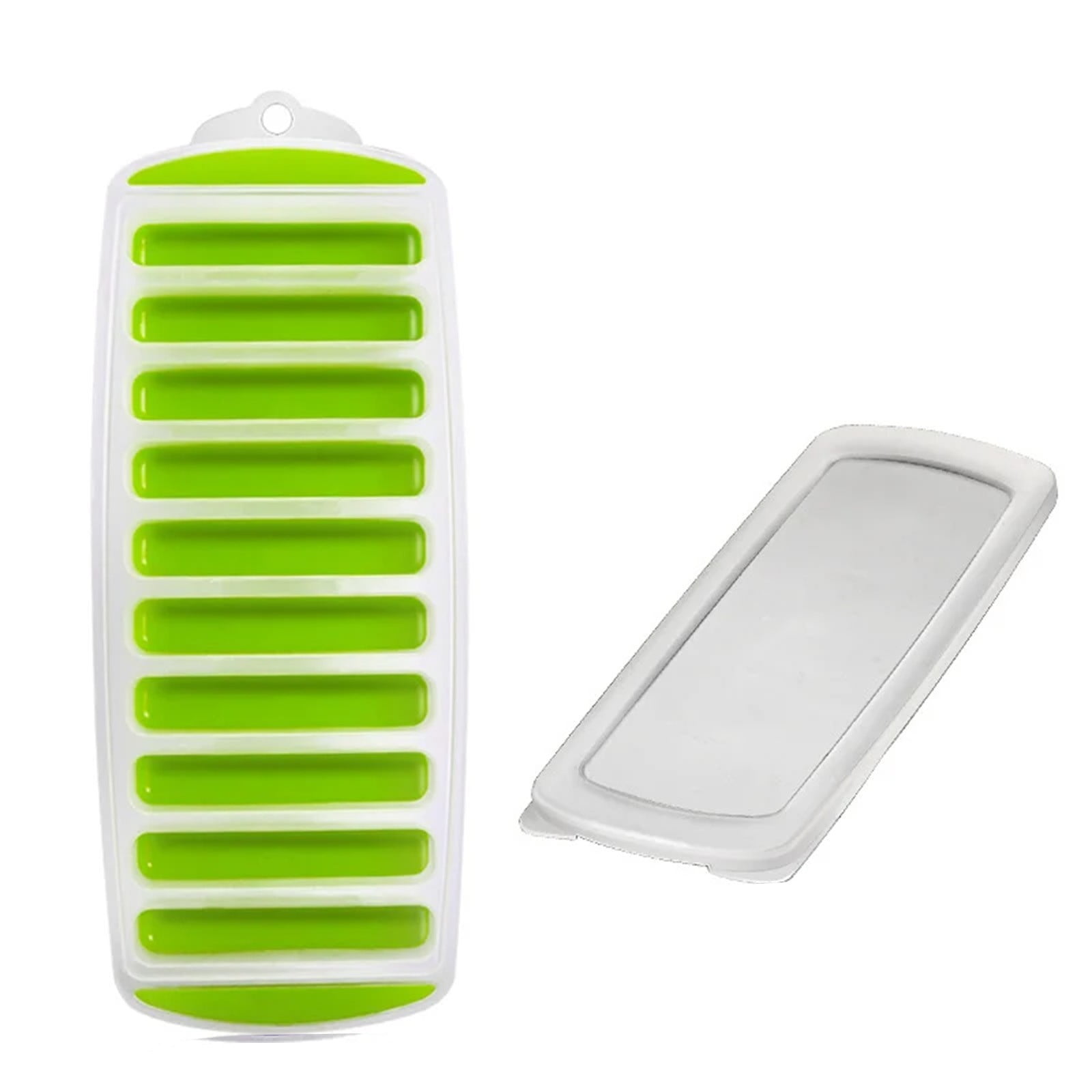 Long Ice Stick Tray Silicone with Lid,Water Bottle Ice Cube Tray with ...