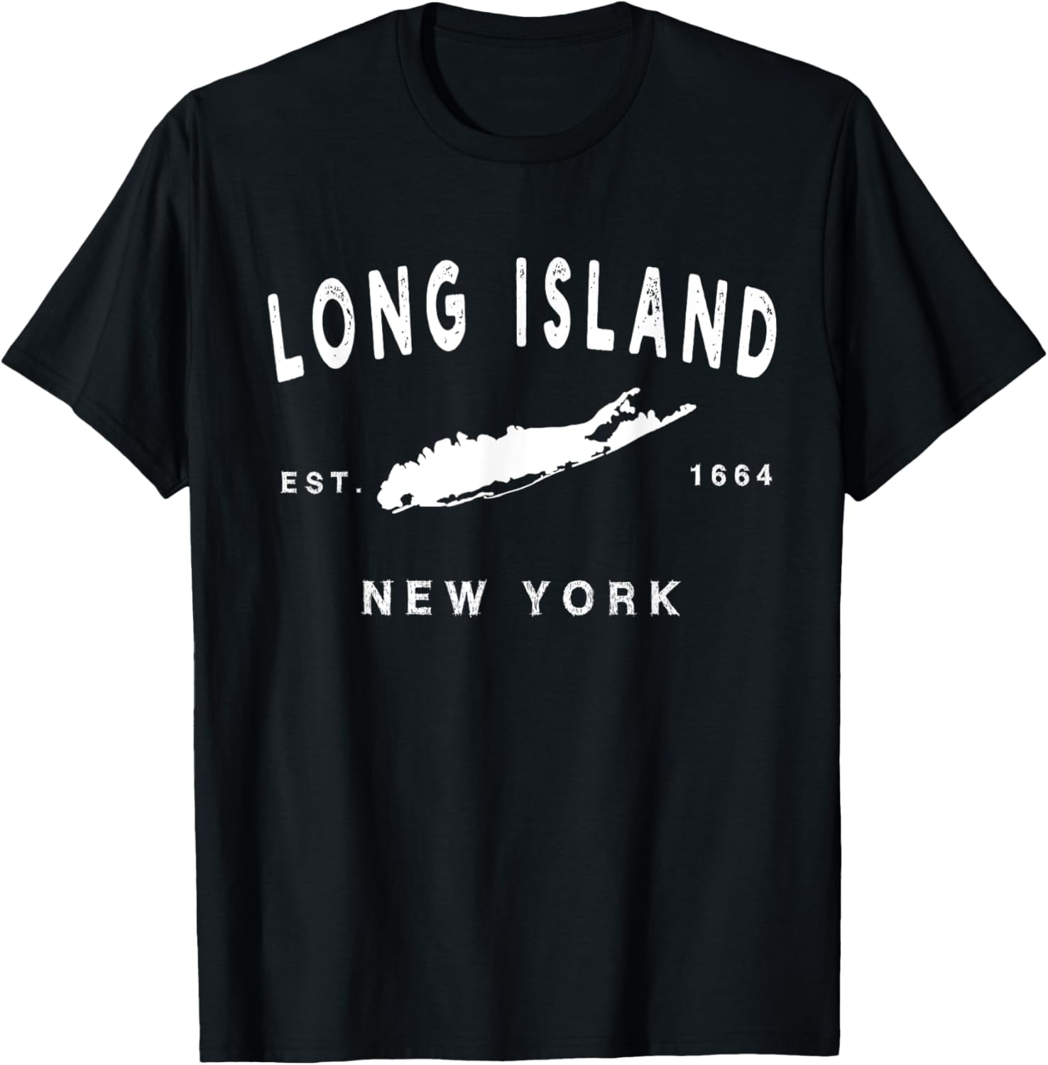Long Island NY Souvenir Tee Native Long Islander Map NYC T-Shirt - Walmart.com