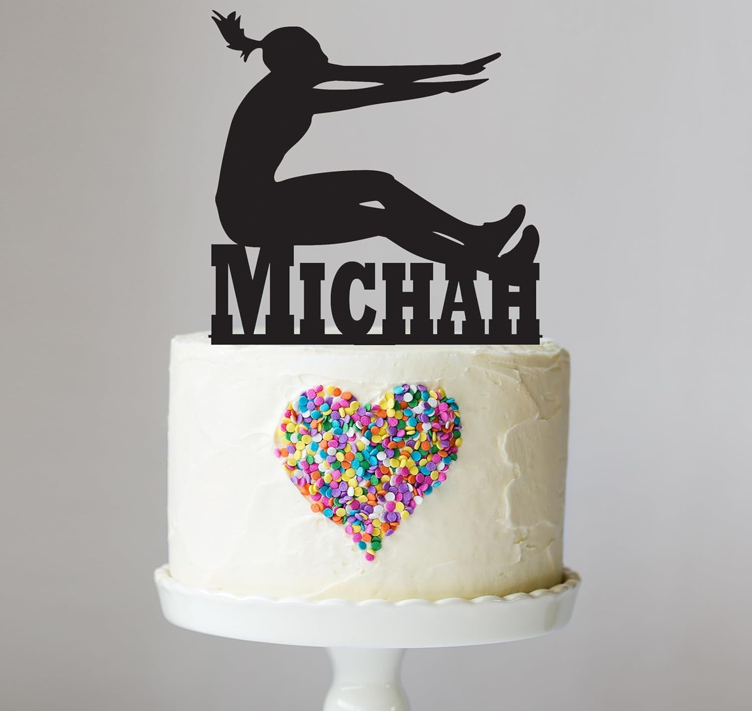 Long Jump Cake Topper with Keepsake Base, Track and Field, Sports ...