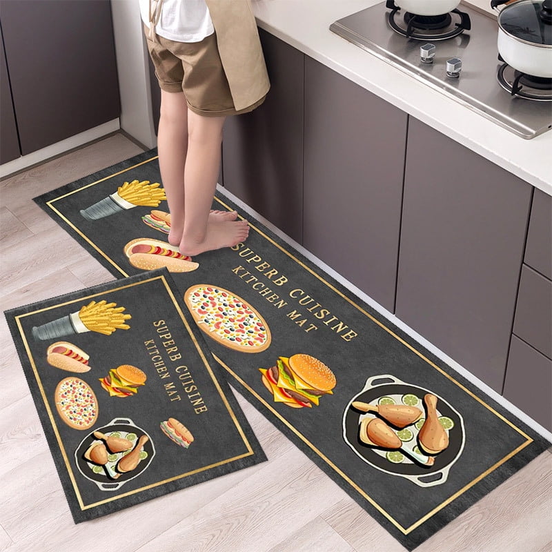 Long Kitchen Floor Mat Washable Entrance Doormat Bathroom Floormat Home ...