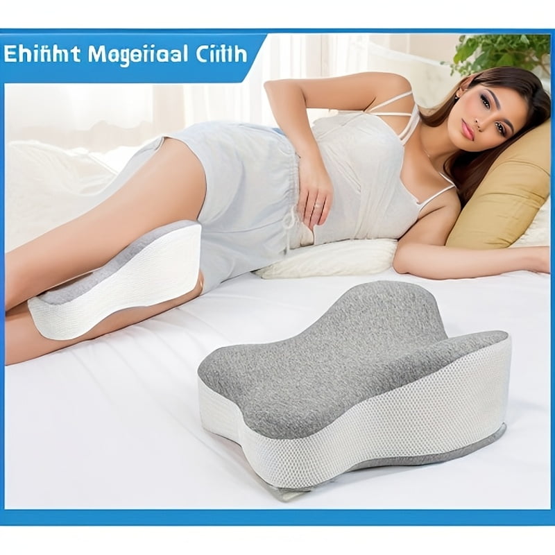 Long Knee Pillow for Side Sleeper Fully Support Thighs and Knees for ...