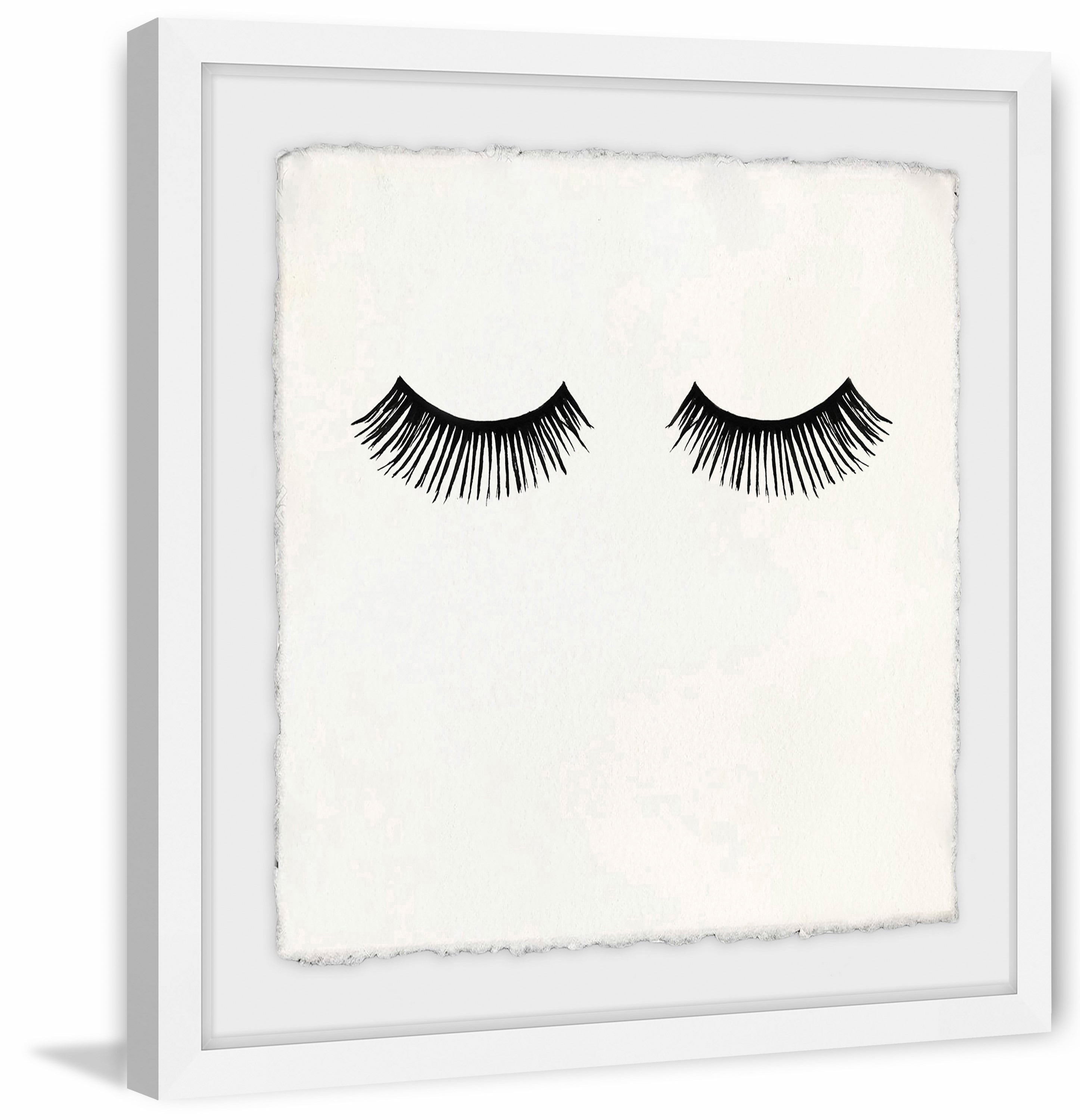 Long Lashes Framed Painting Print - Walmart.com