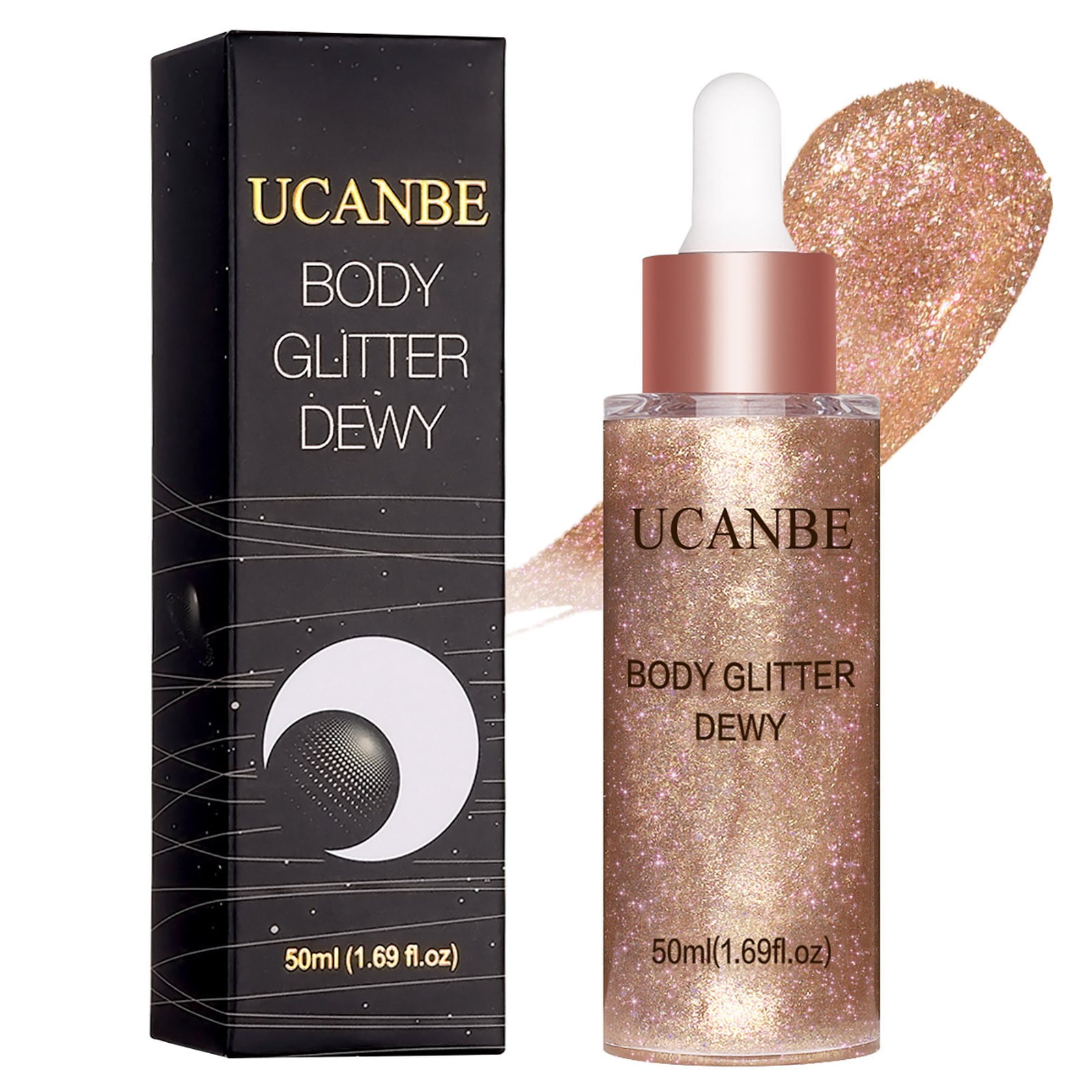 Long-Lasting Body Highlighting Liquid - Golden Glow Shimmer For ...