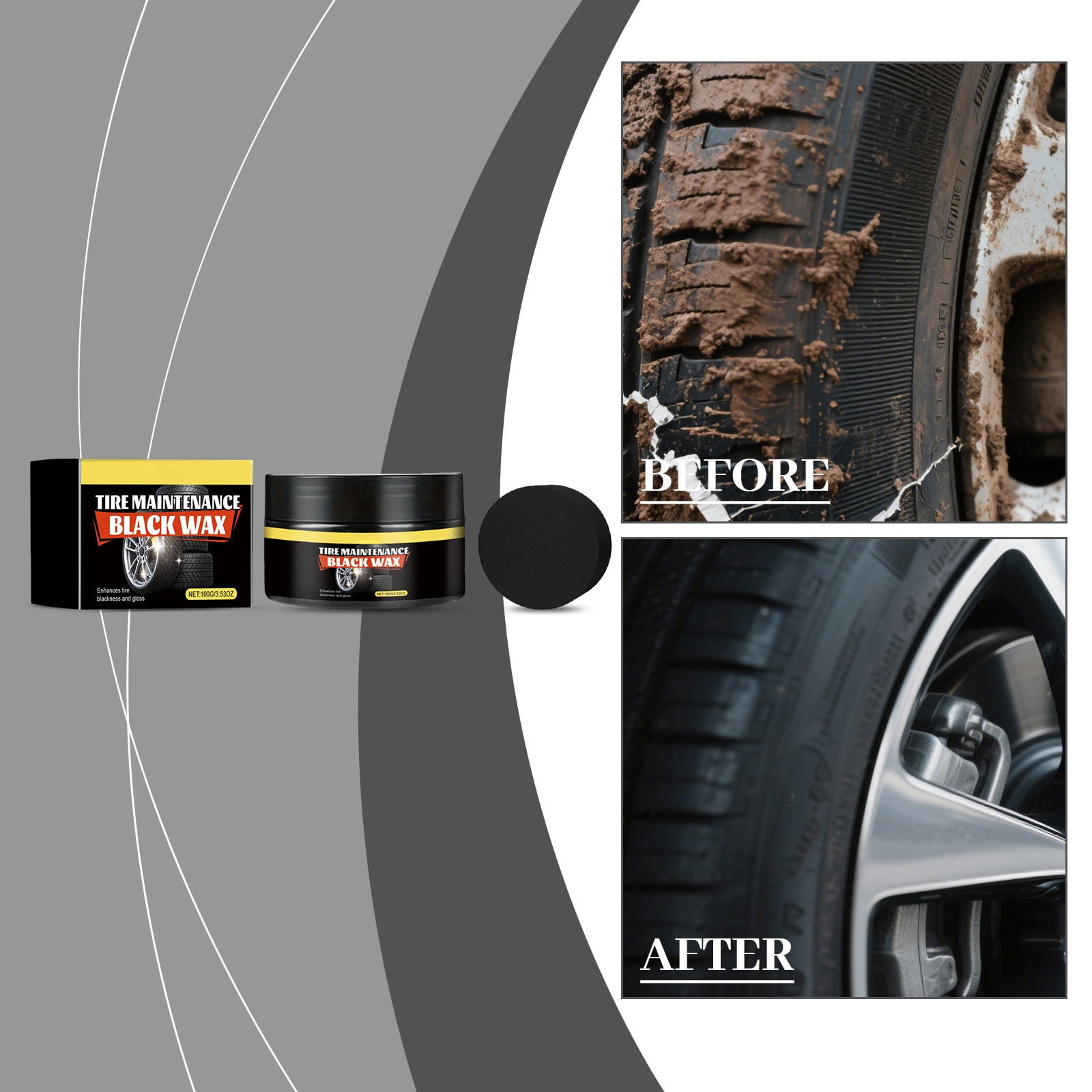Long-Lasting Ceramic Tire Shine And Protectant, Advanced Formula For A ...