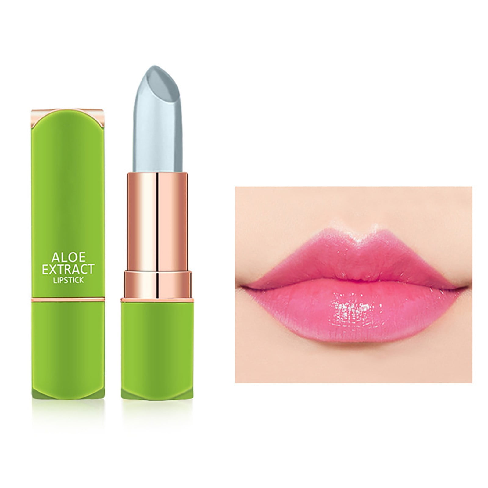 Long-Lasting Color Changing Lip Balm with Aloe, Moisturizing Waterproof ...