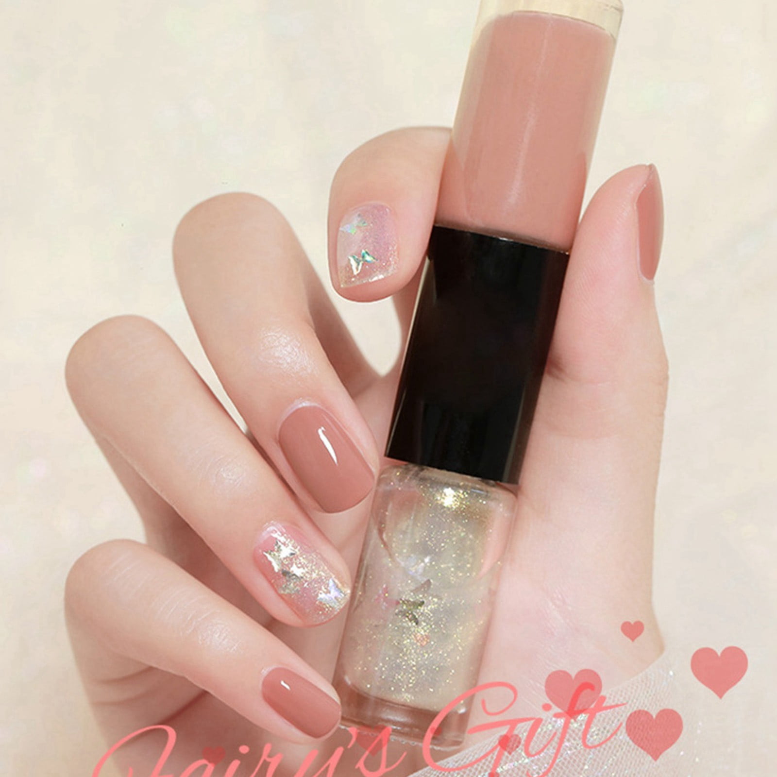 Long-Lasting Gloss Nail Polish Oily Two Color Nail Polish New Non Baked ... Long-Lasting Gloss Nail Polish Oily Two Color Nail Polish New Non Baked ...