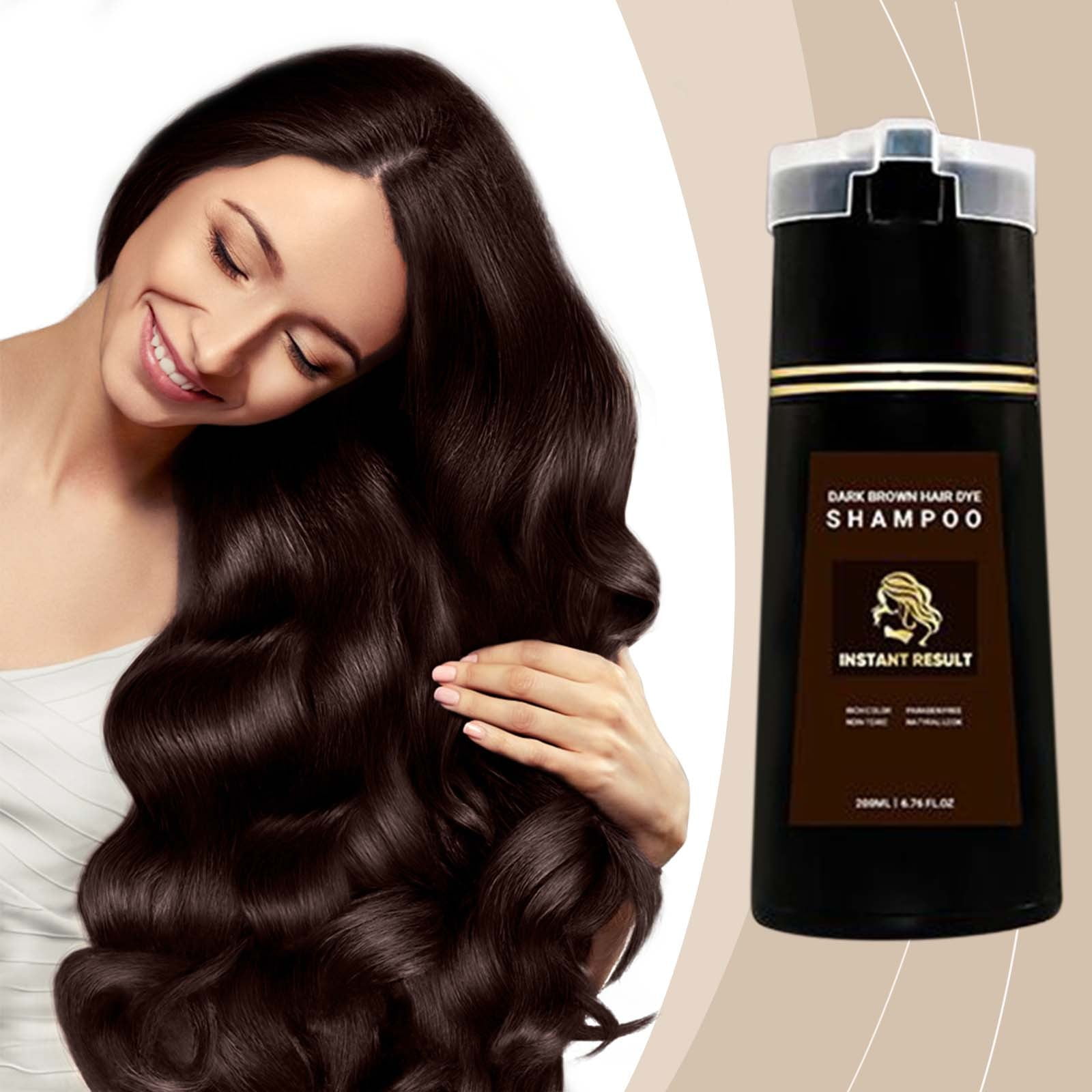 Long Lasting Hair Color Shampoo with Black Sesame & Ginseng Extract ...