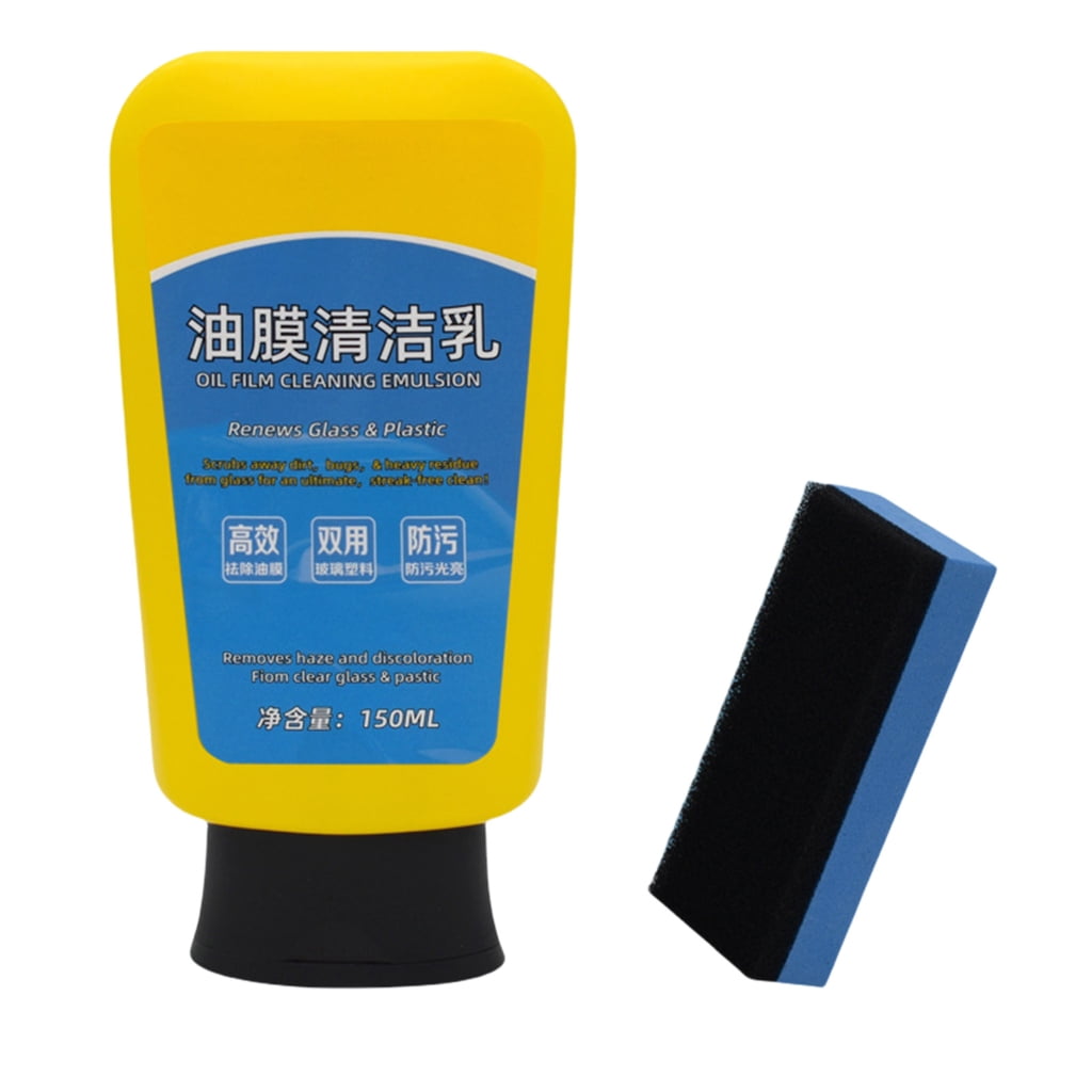 Long Lasting Oil Film Cleaning Solution 150ml for Windshields & Side ...