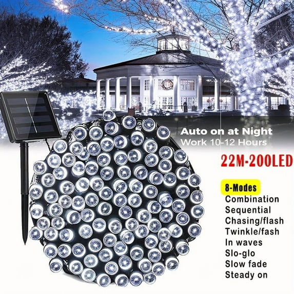 Long-Lasting Solar String Lights, 4-Size ST38 Set with Remote Control ...