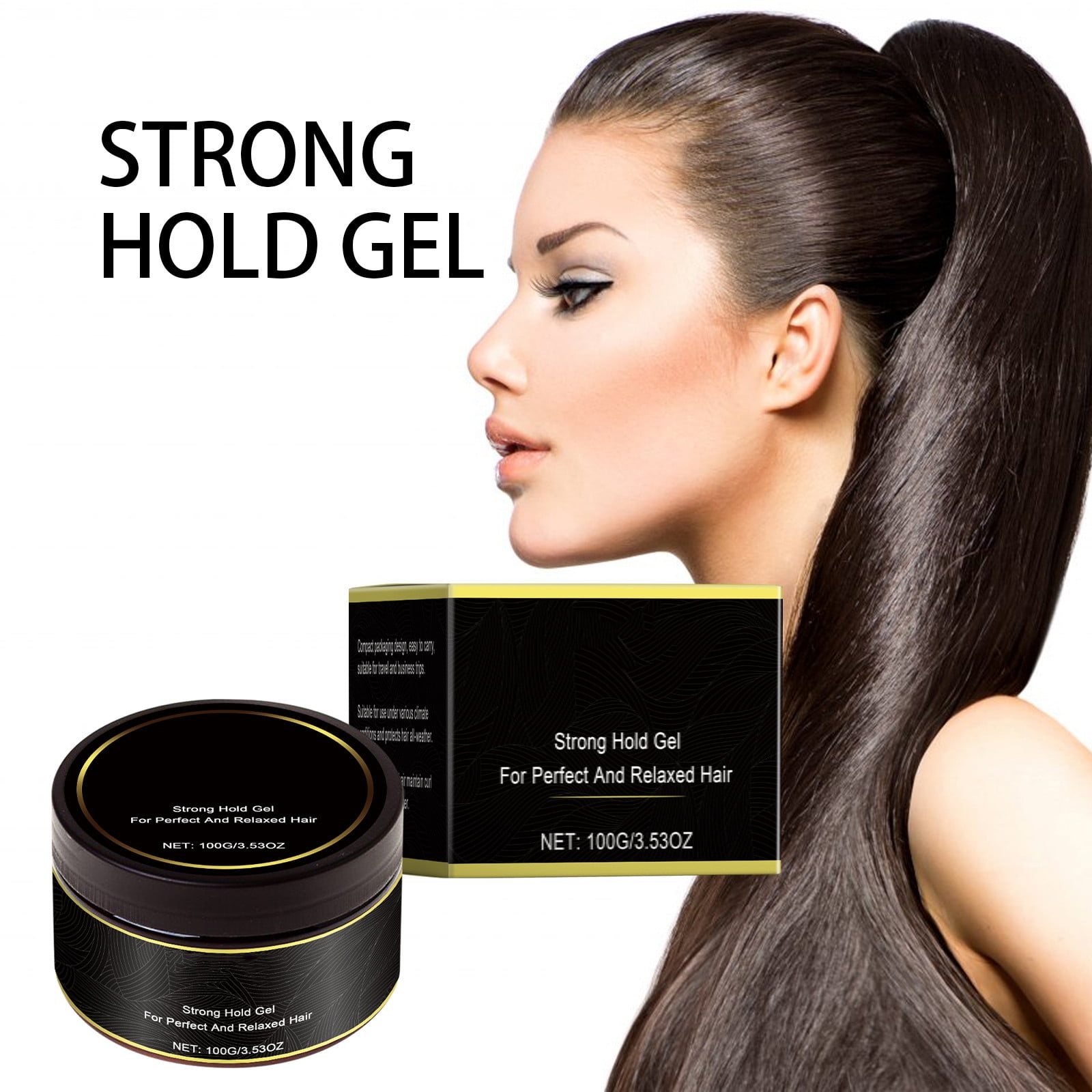 Long Lasting Styling Gel for Curly Hair,Nourishes and Moisturizes ...