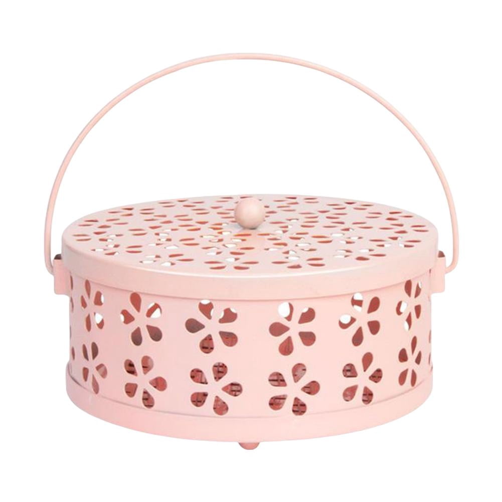 Long-Lasting Wrought Iron Mosquito Coil Container, Colorful Design ...