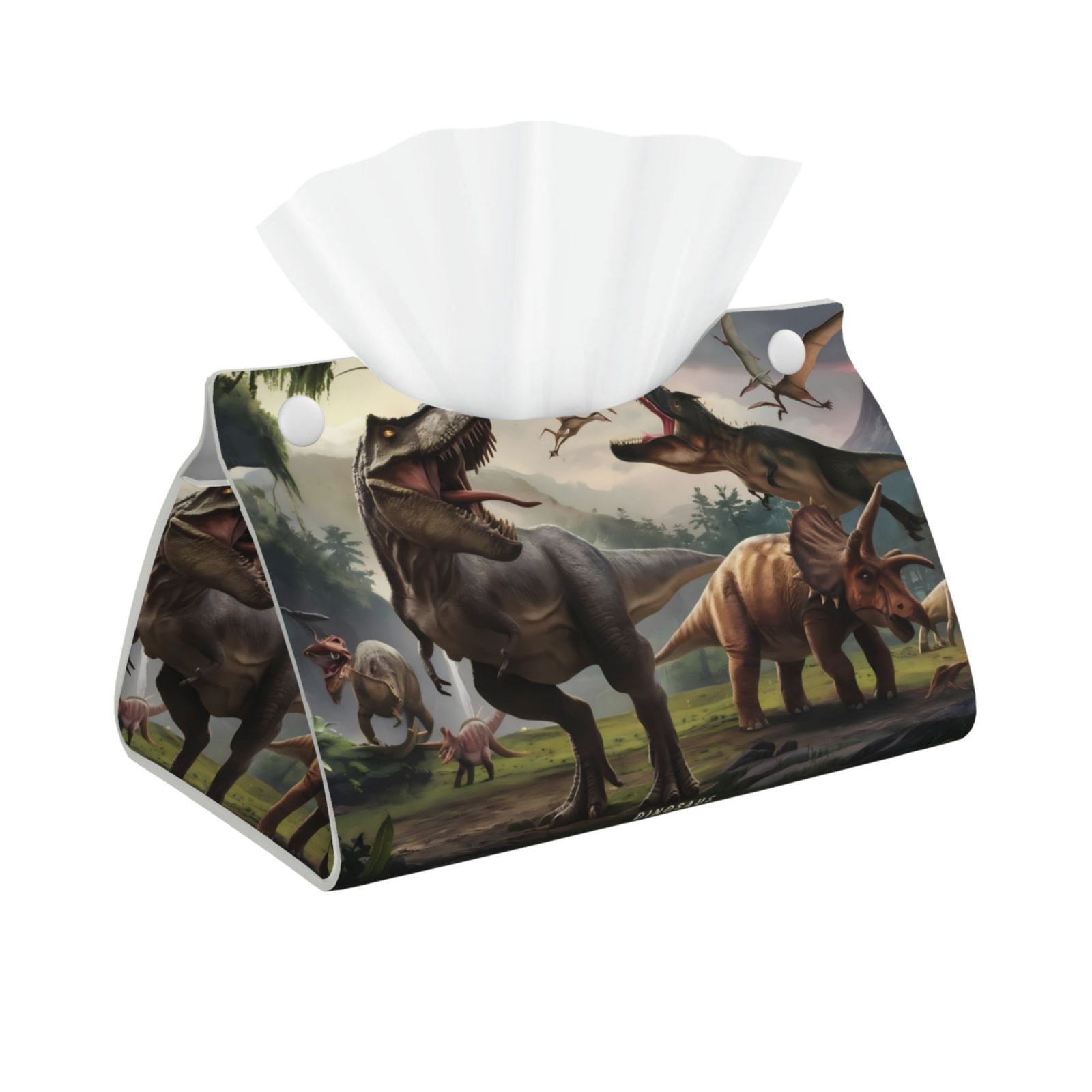 Long Leather Tissue Box Cover - Tissue Box Holder Decorative, Forest ...