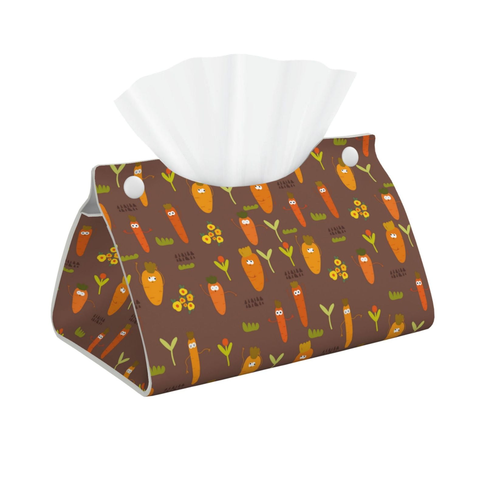Long Leather Tissue Box Cover - Kleenex Box Covers, Funny Carrot ...