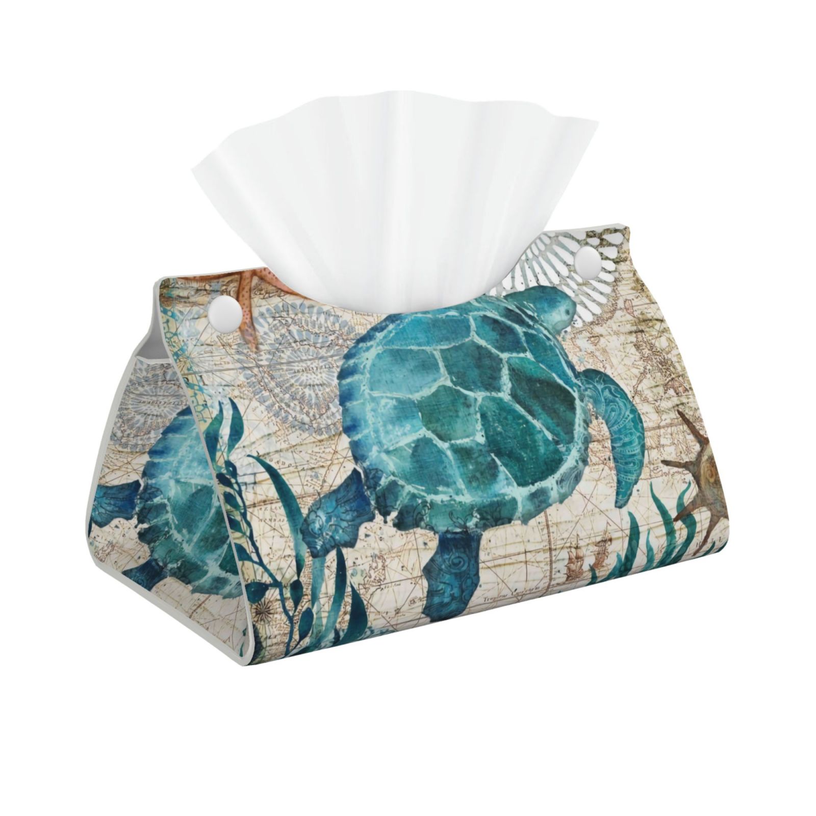 Long Leather Tissue Box Cover - Tissue Box Holder Decorative ...