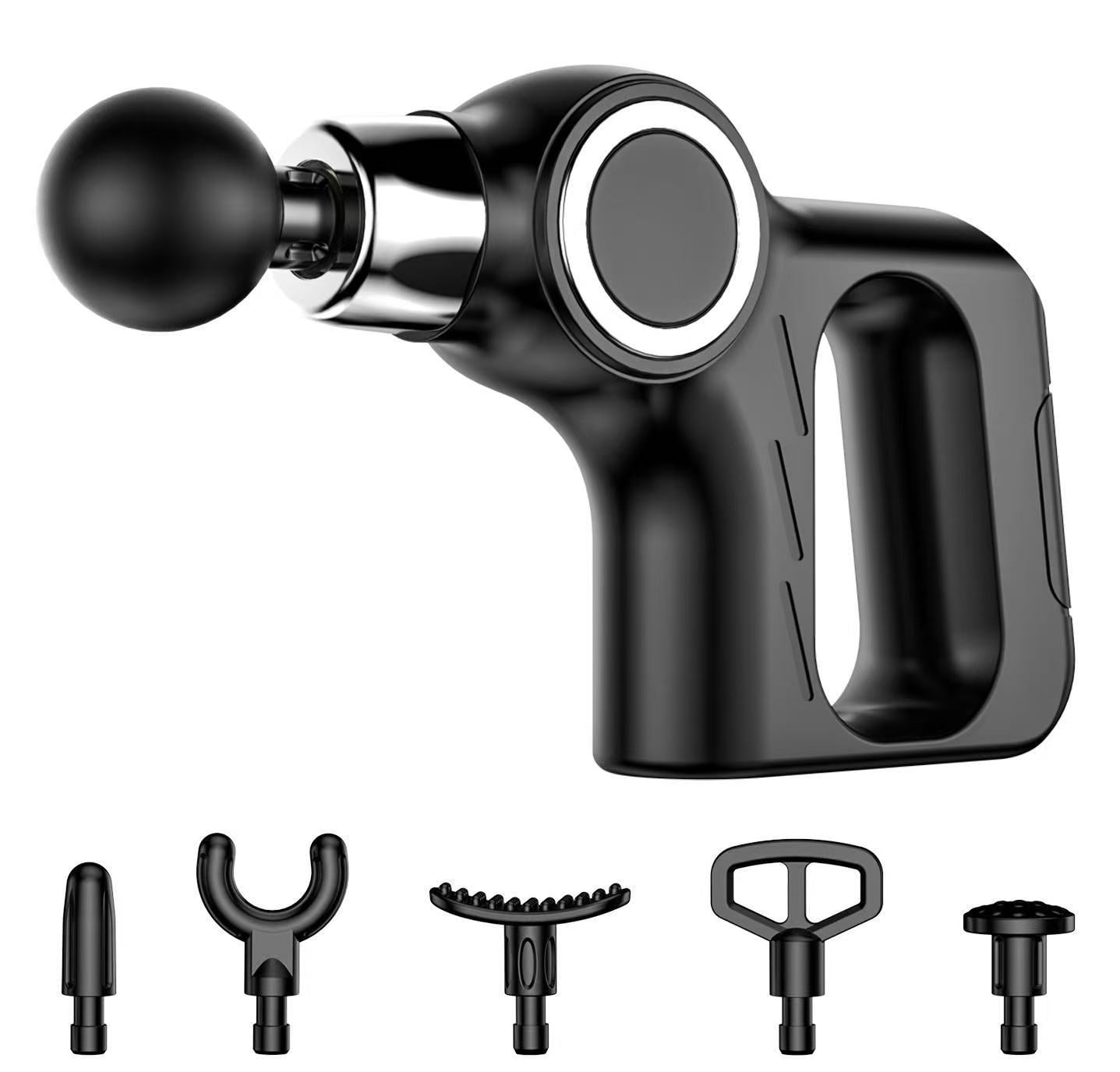 Long-Life Portable Mini Massage Gun with 8H Battery, 1200mAh Cordless ...