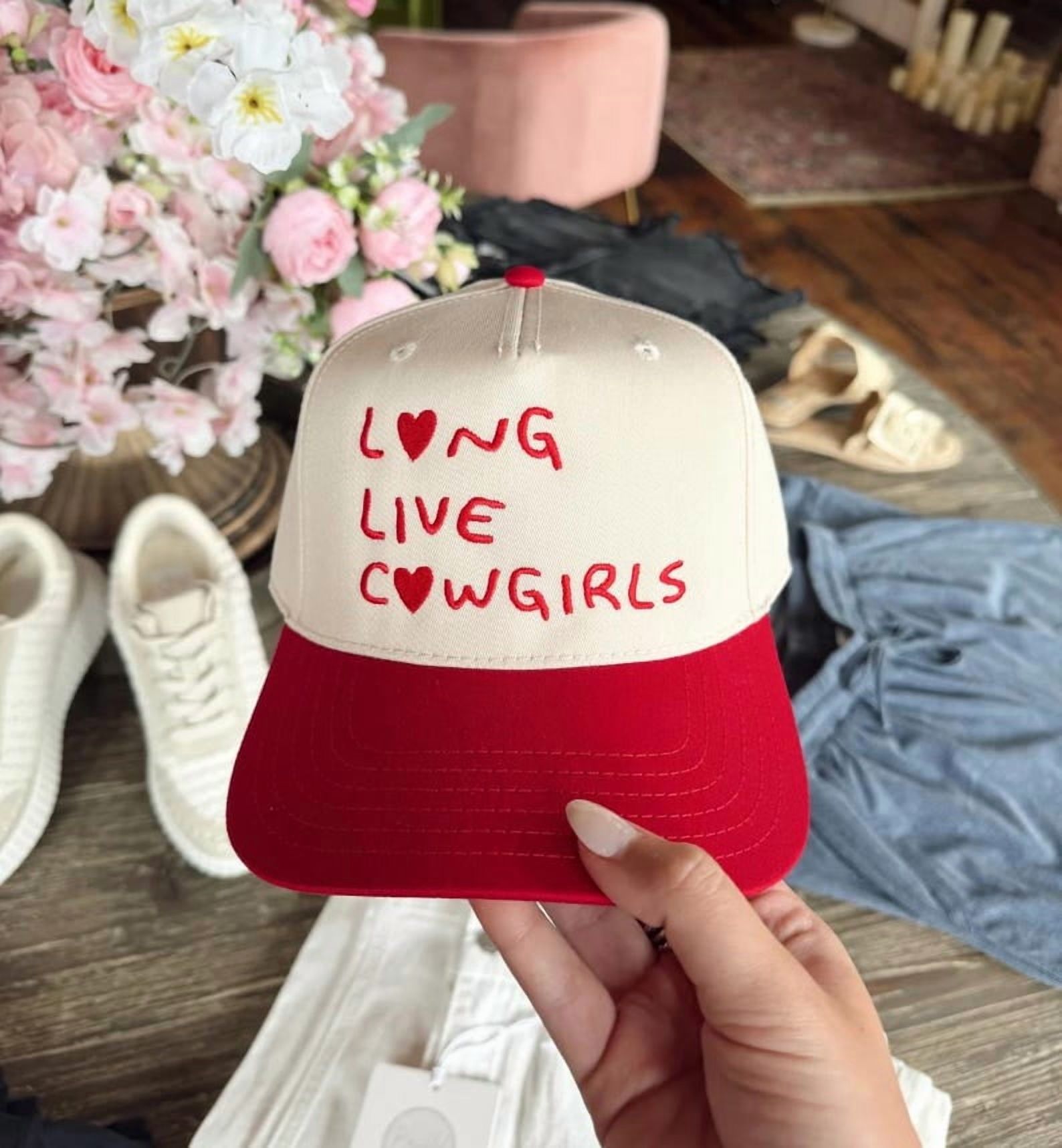 Long Live Cowgirls Embroidered Classic Dad Hat, Cowgirl Country Trendy ...