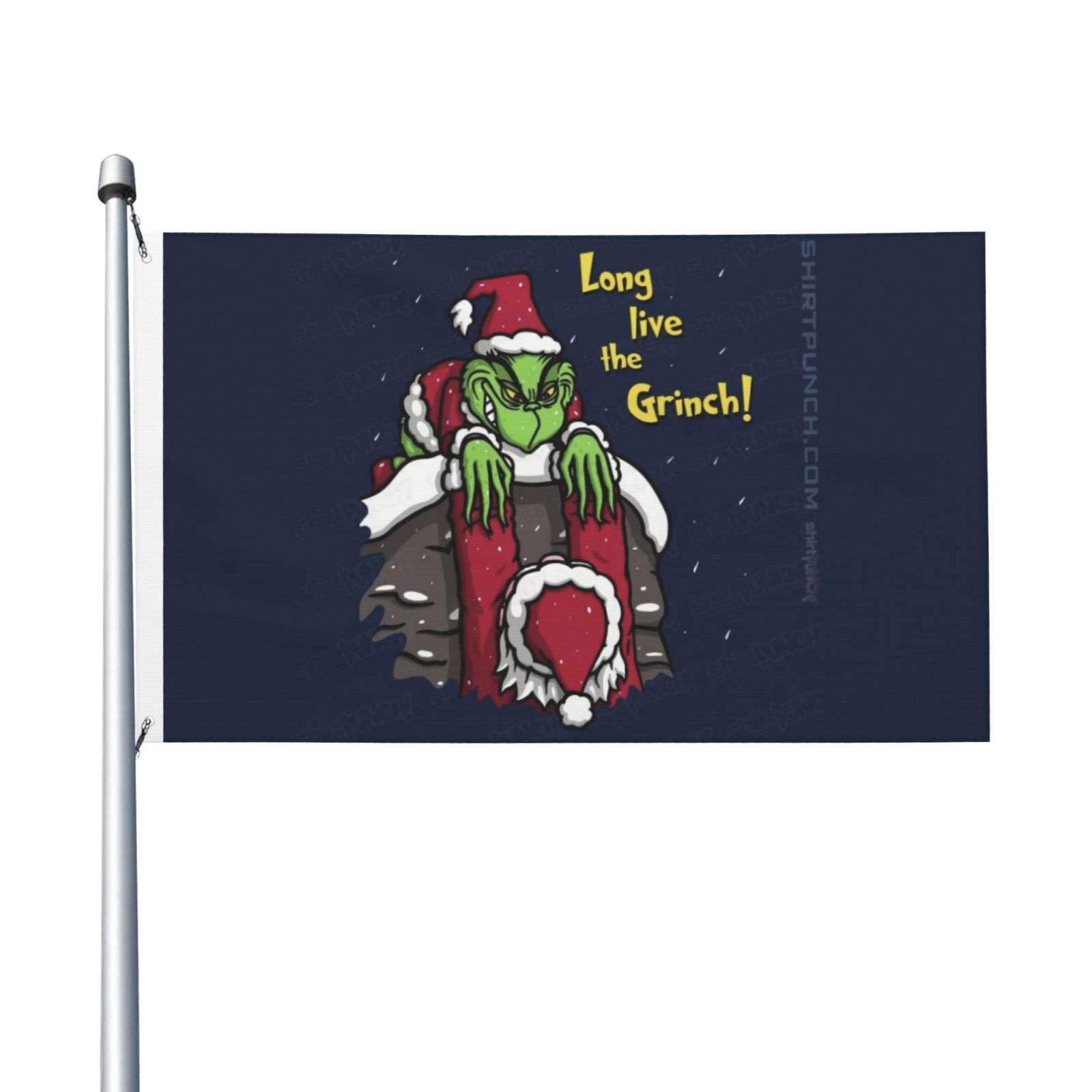 Long Live The Grinch 3x5ft Face Flag Fade Proof Holiday Fall Flag ...
