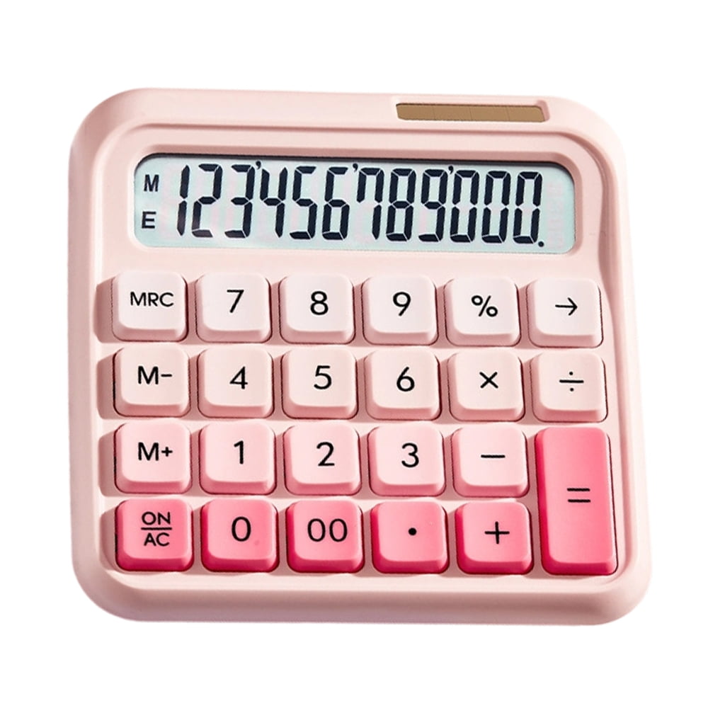 Long-Long-lasting 12 Digit Solar Calculator Flexible panel Design Anti ...