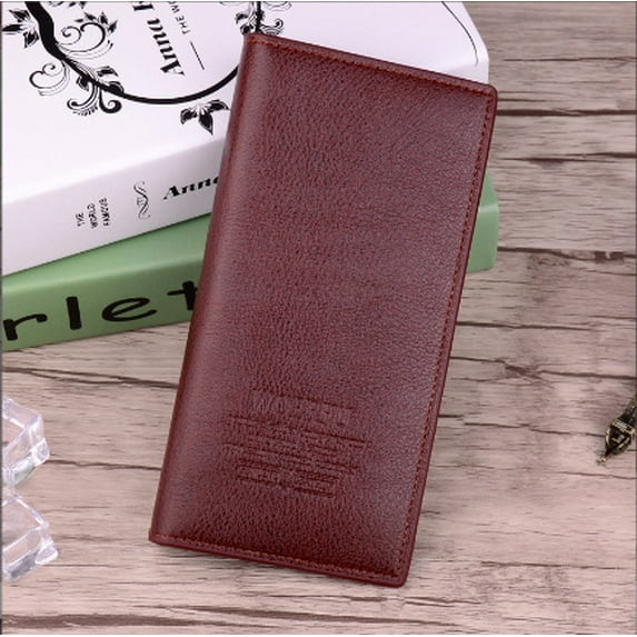 Long Men's Wallet with 9 Card Slots, New Fashion Business Bifold ...
