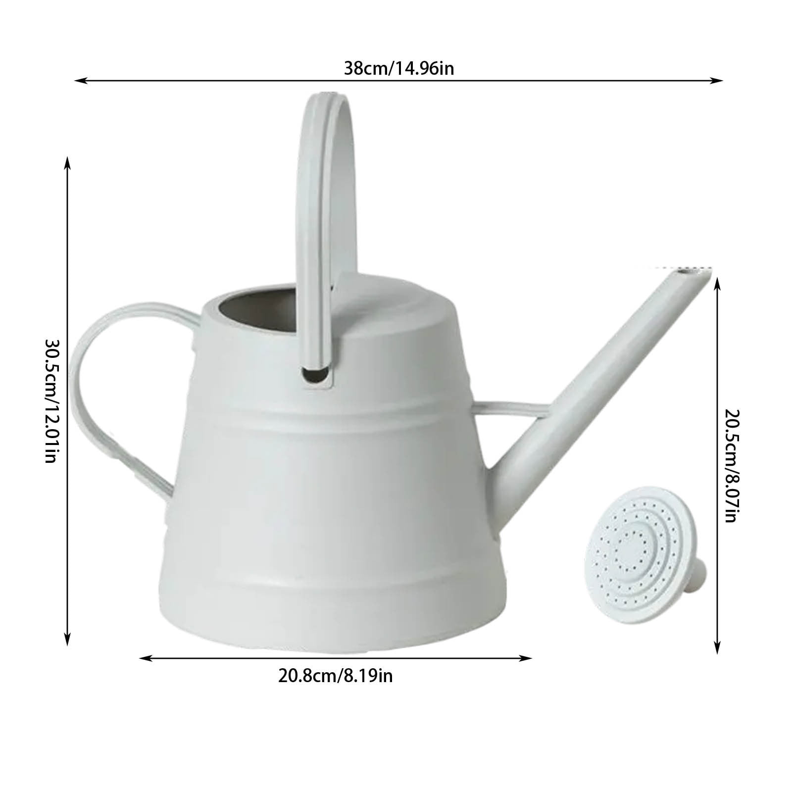 Long Mouthed Watering Can with Large Capacity, Removable Handle ...