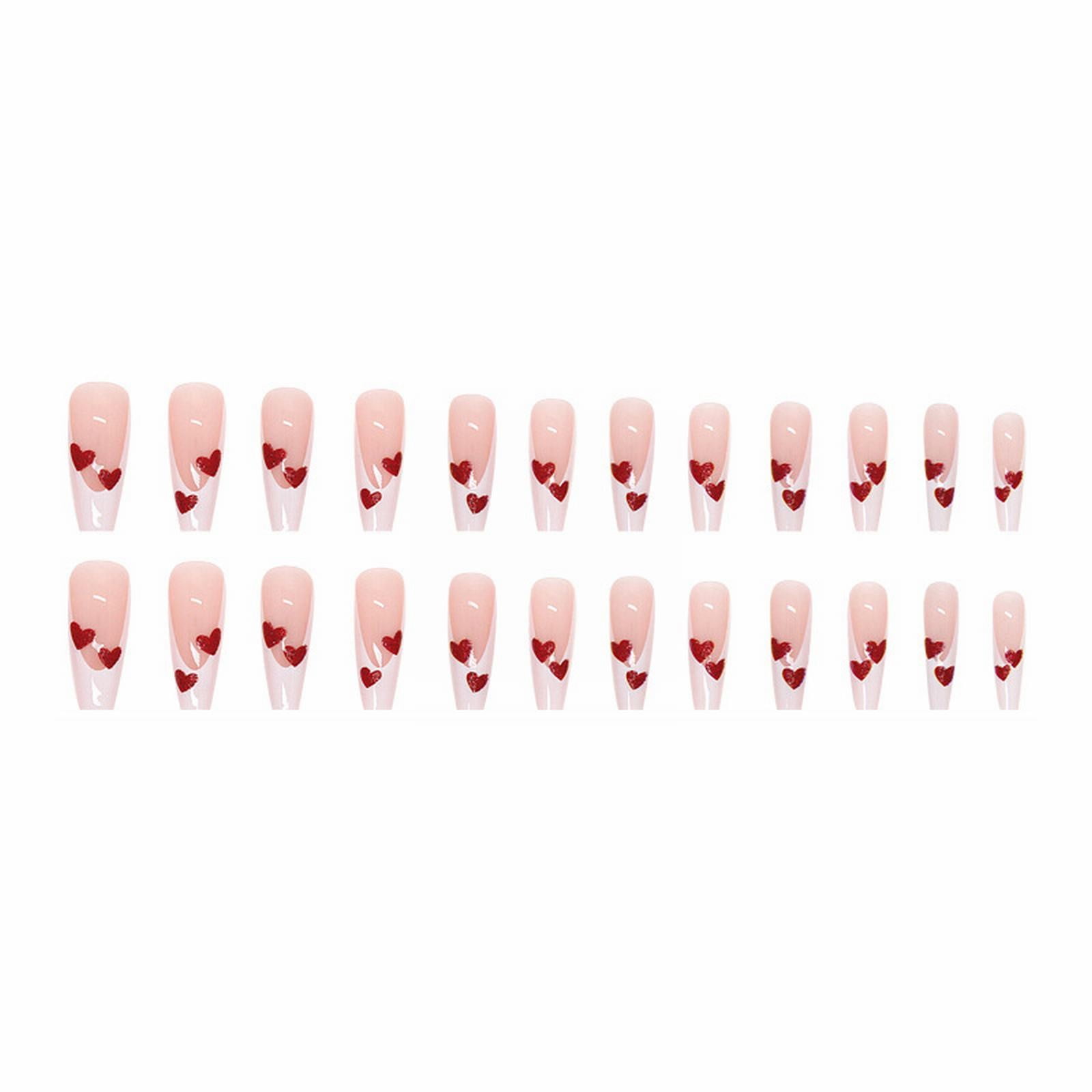 Long Nails Tips Nail Covers for Painting Nails Coffee Nails Full Nail ...