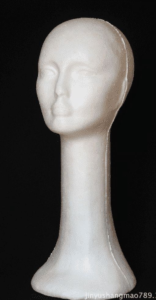 Long Neck Foam Head Model Female Statue Mannequin Wig Stand Model ...