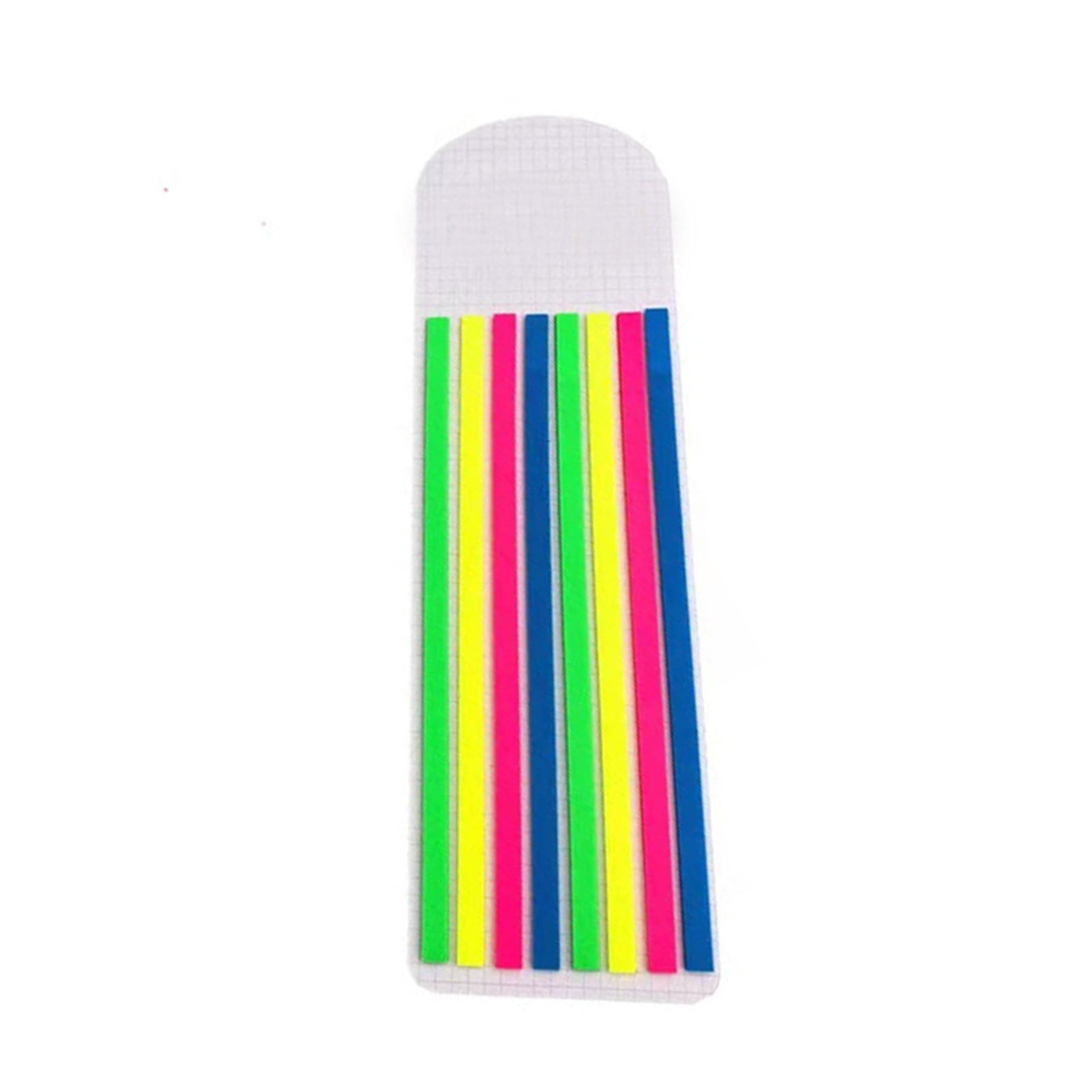 Long Page Markers Sticky Index Tabs Fluorescent Color Writable ...