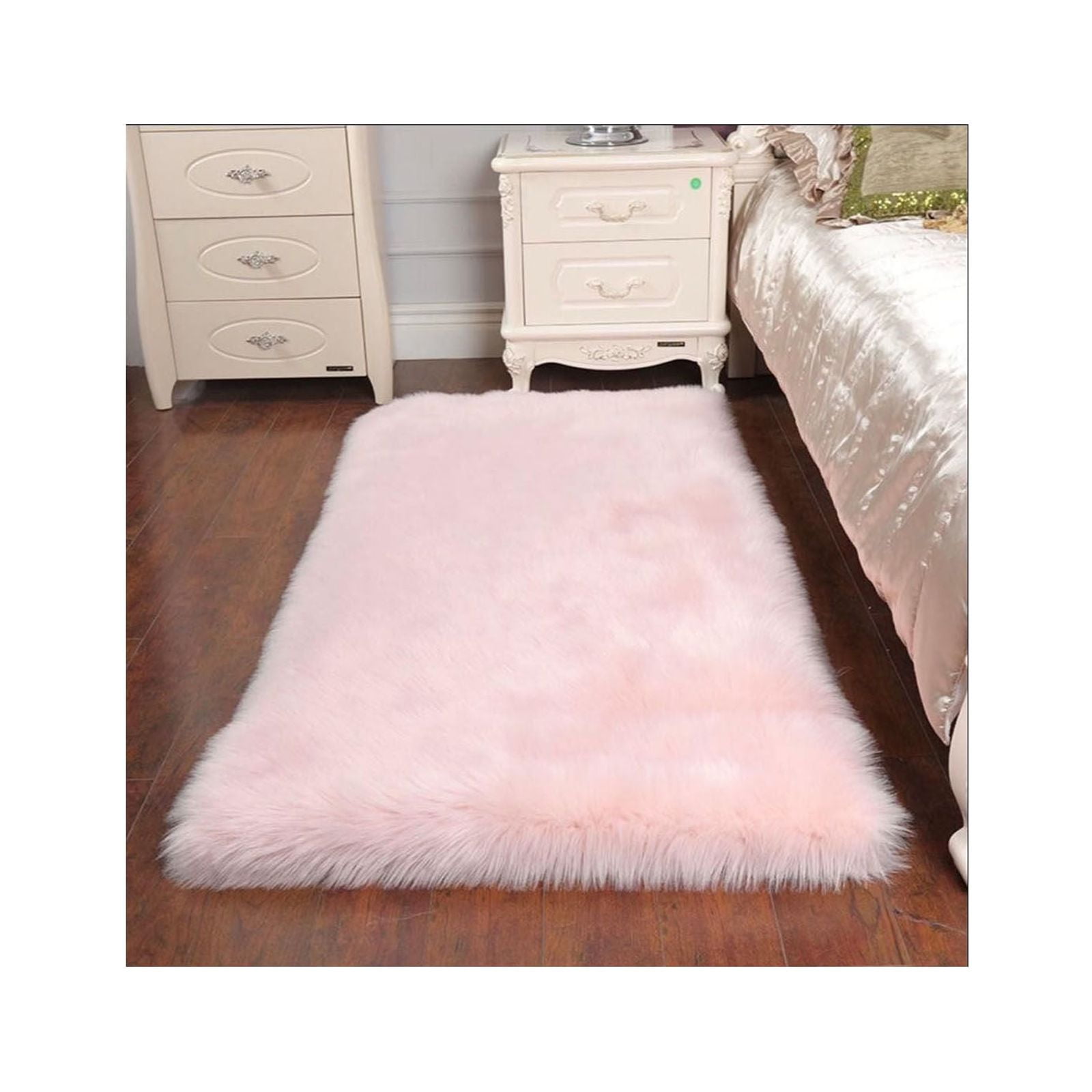 Long Pile Carpet Fluffy Rugs, Extra Soft Cozy Artificial Sheepskin ...