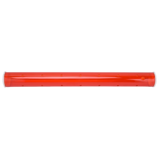 Long Pipe Bird Feeder, Red Transparent Plastic Pipe with Lid for ...