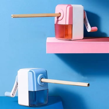 Deli Manual Pencil Sharpener - Auto-in Hand Crank with Adjustable Point ...