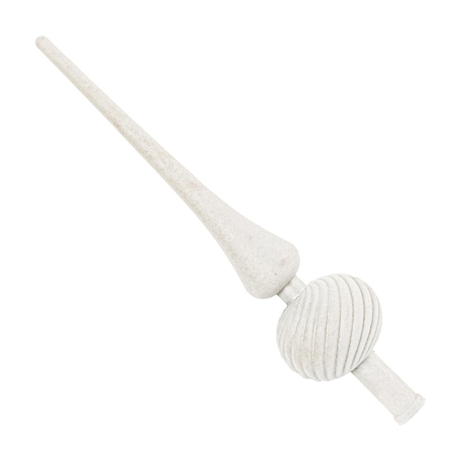 Long Pointed Flocking Plastic Christmas Tree Toppers Portable Easy ...