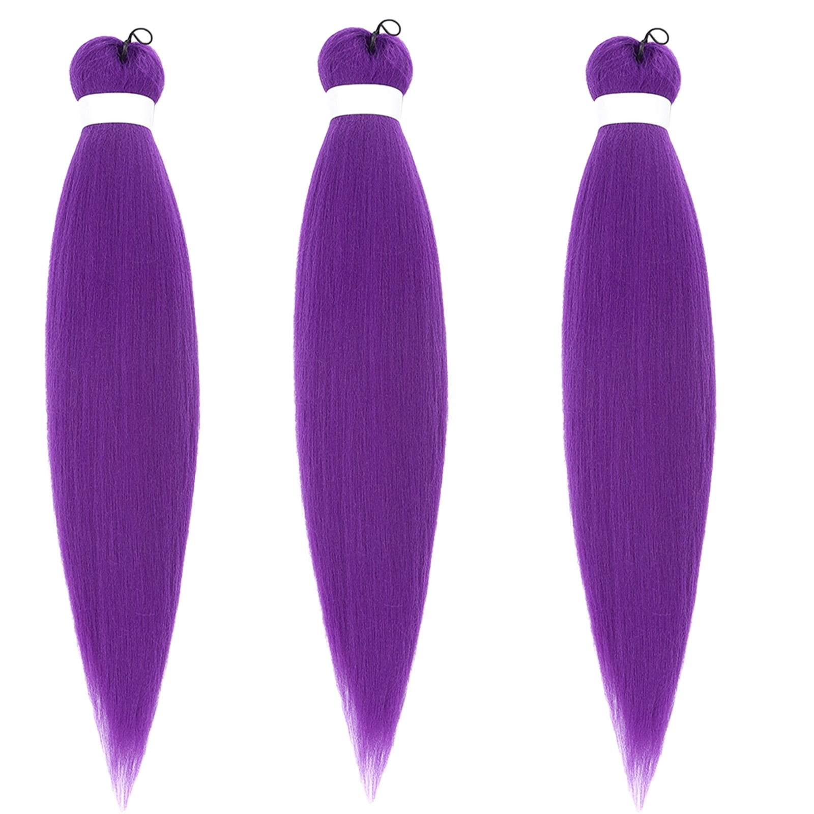 Long Purpled Puffed Braid Hairpiece For Cosplayers Party Enthusiasts ...