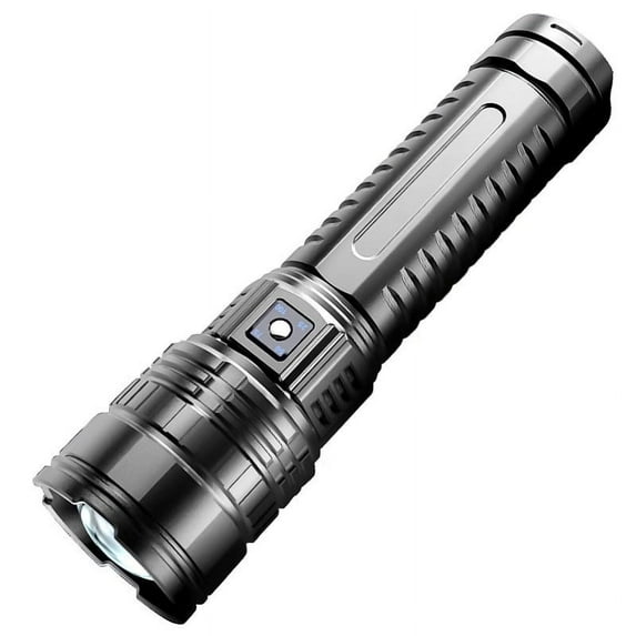 Long Range Bright Flashlight High Power Led Telescopic Bright ...