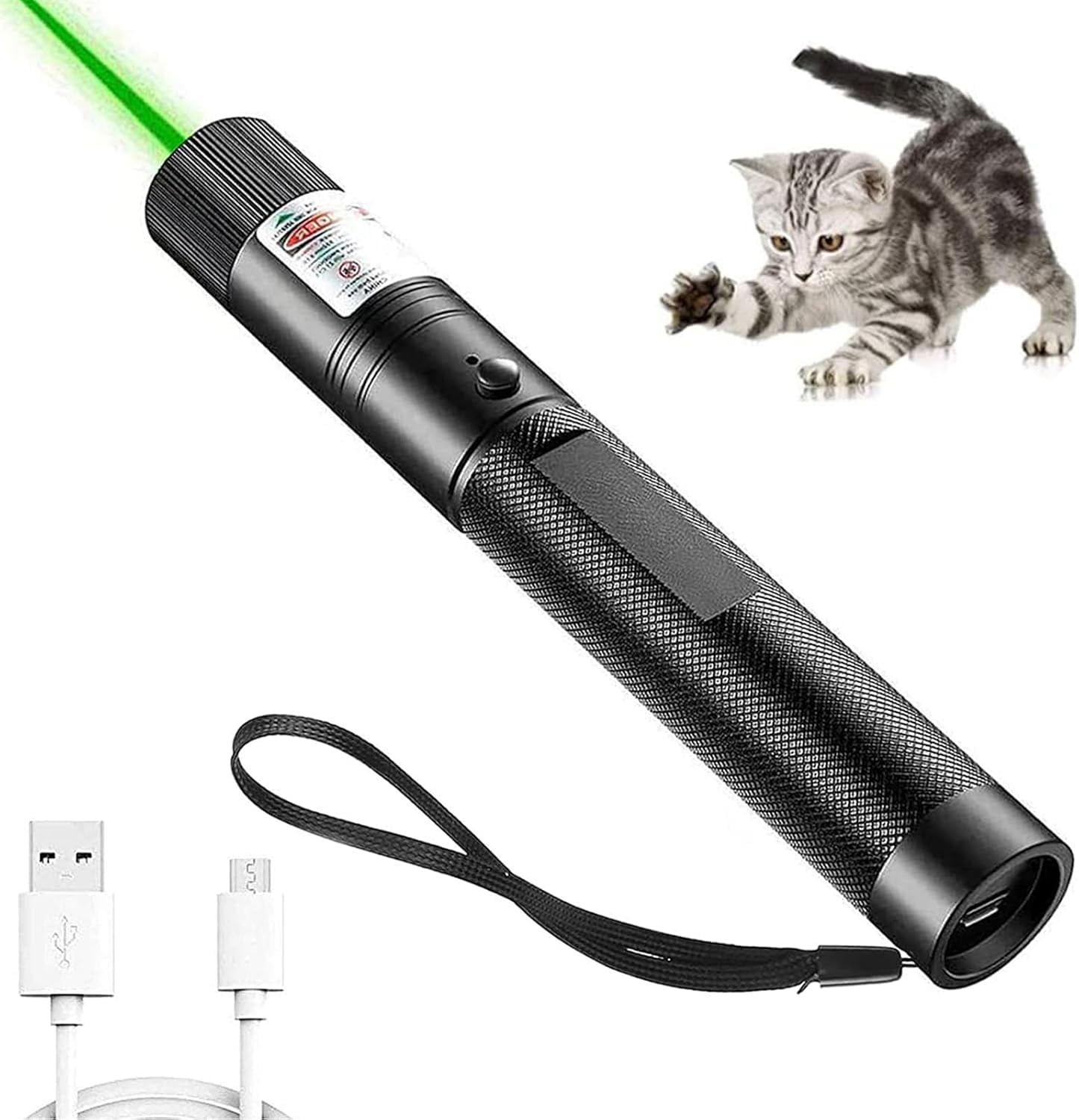 Long Range Green Laser Pointer Beam with USB Charging, Presentation ...