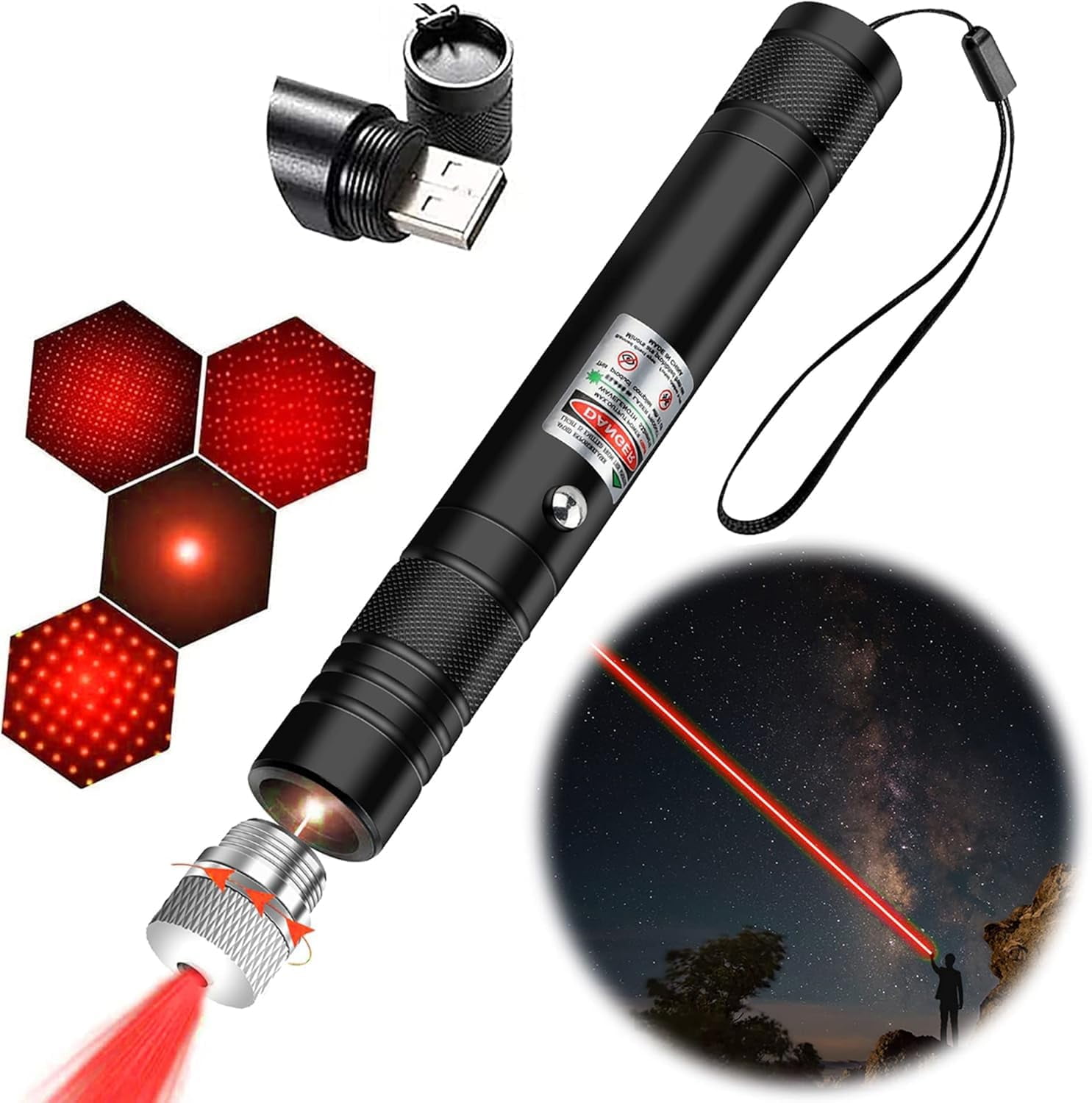 Long Range Green Laser Pointer,Laser Pointer High Power Pen, Green ...